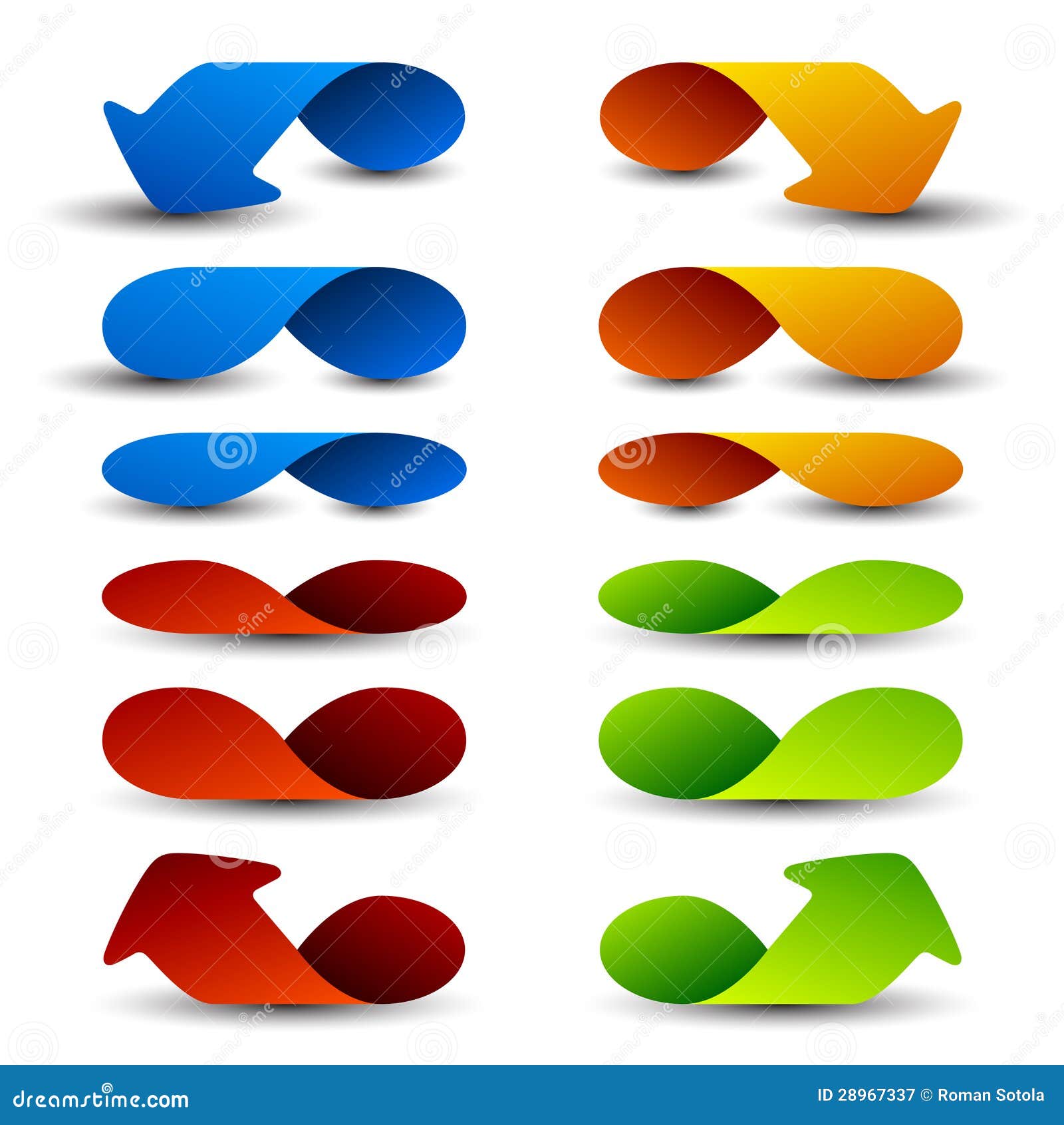 Arrow design elements stock vector. Illustration of paper - 28967337