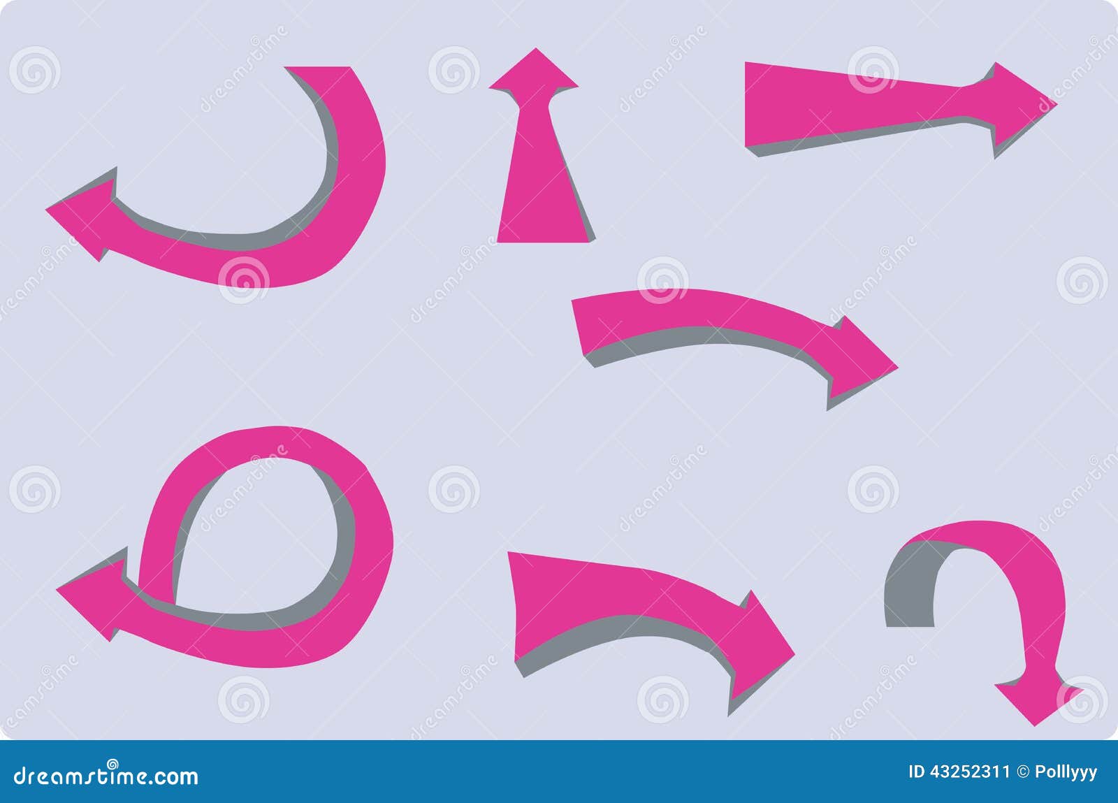 Arrow destination stock illustration. Illustration of arrowhead - 43252311