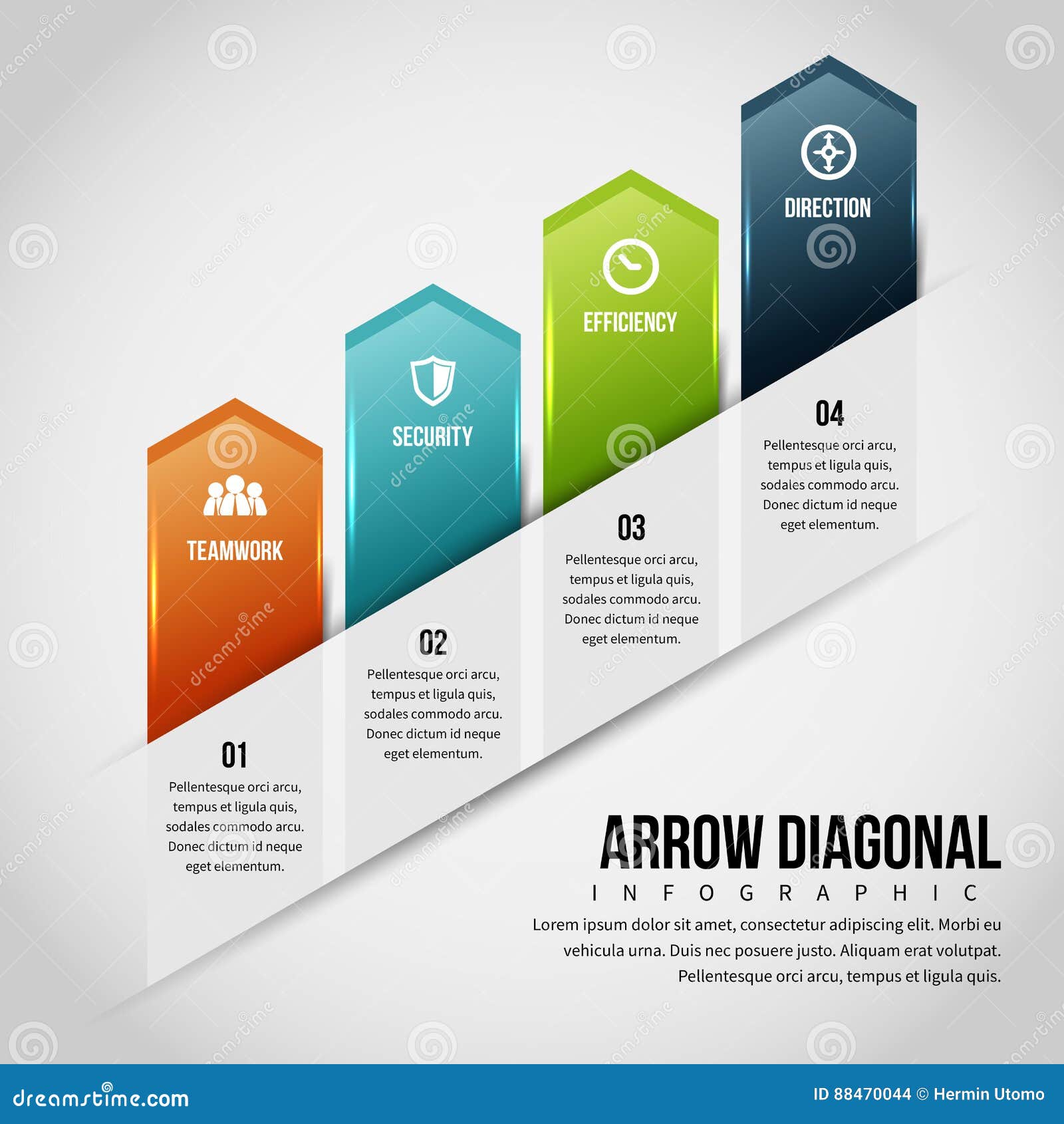 Red Arrow And Diagonal Arrow Sign For Map, Arrow Button For Graphic ...