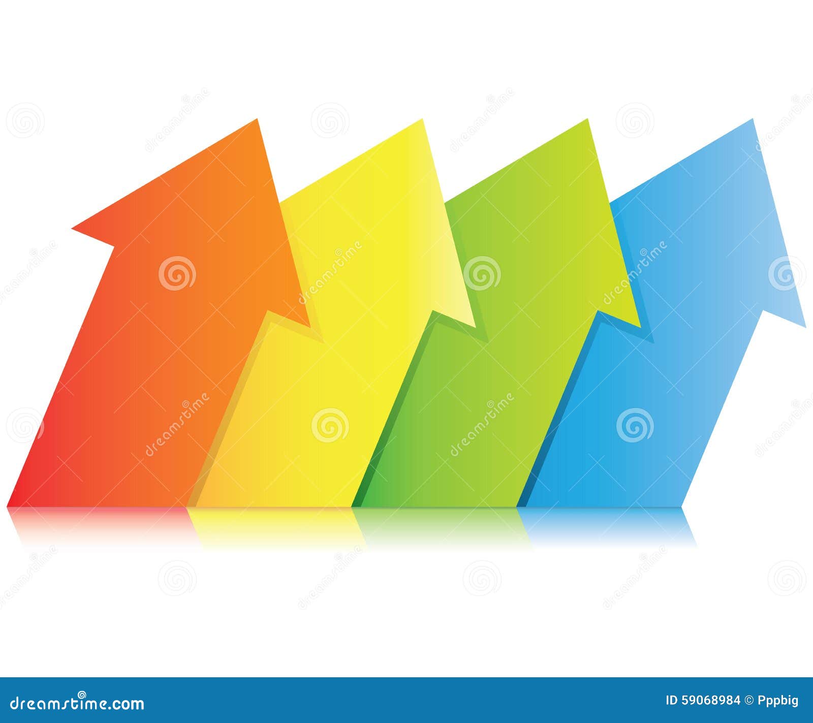 Arrow diagram stock illustration. Illustration of arrow - 59068984