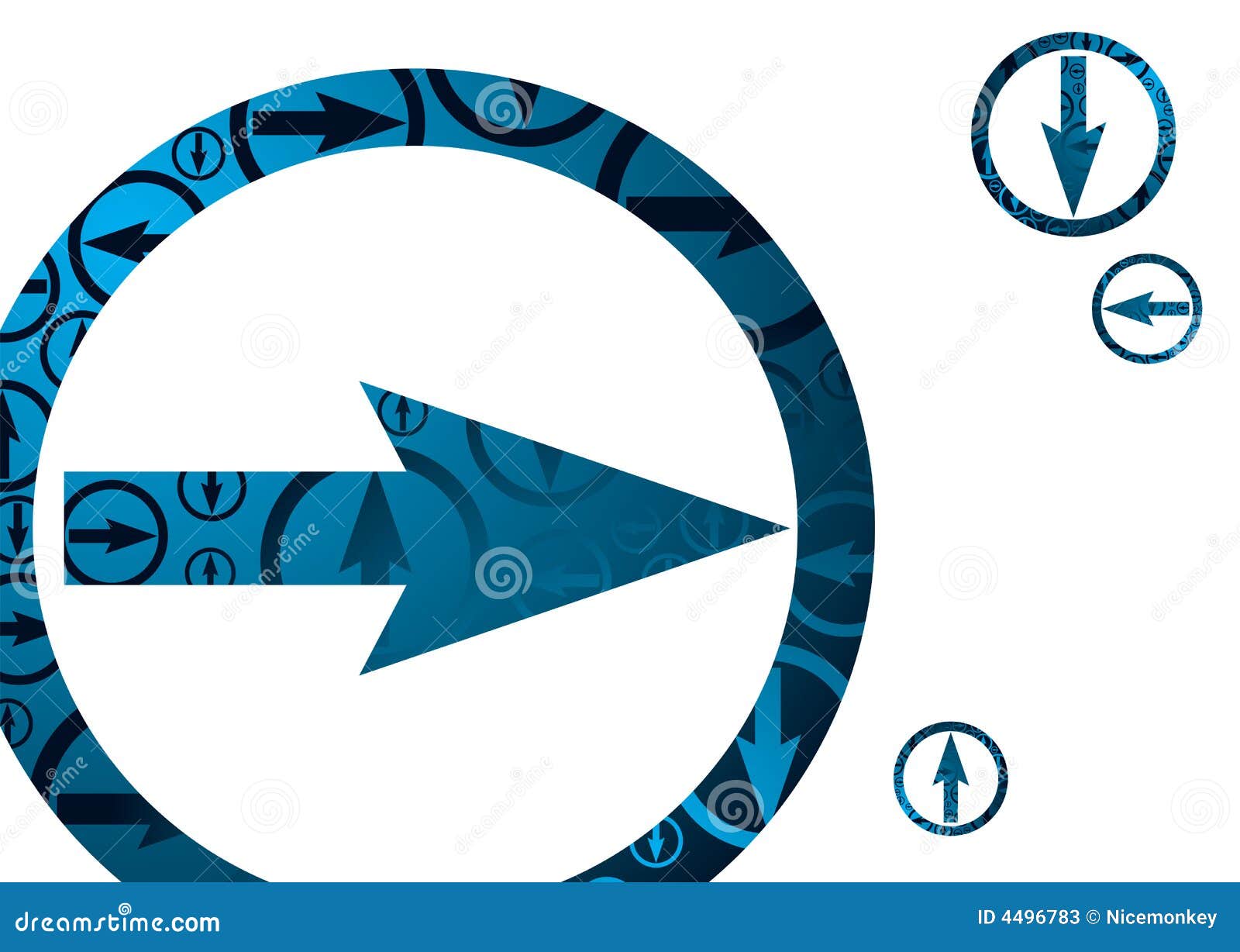 Arrow direct stock vector. Illustration of business, design - 4496783