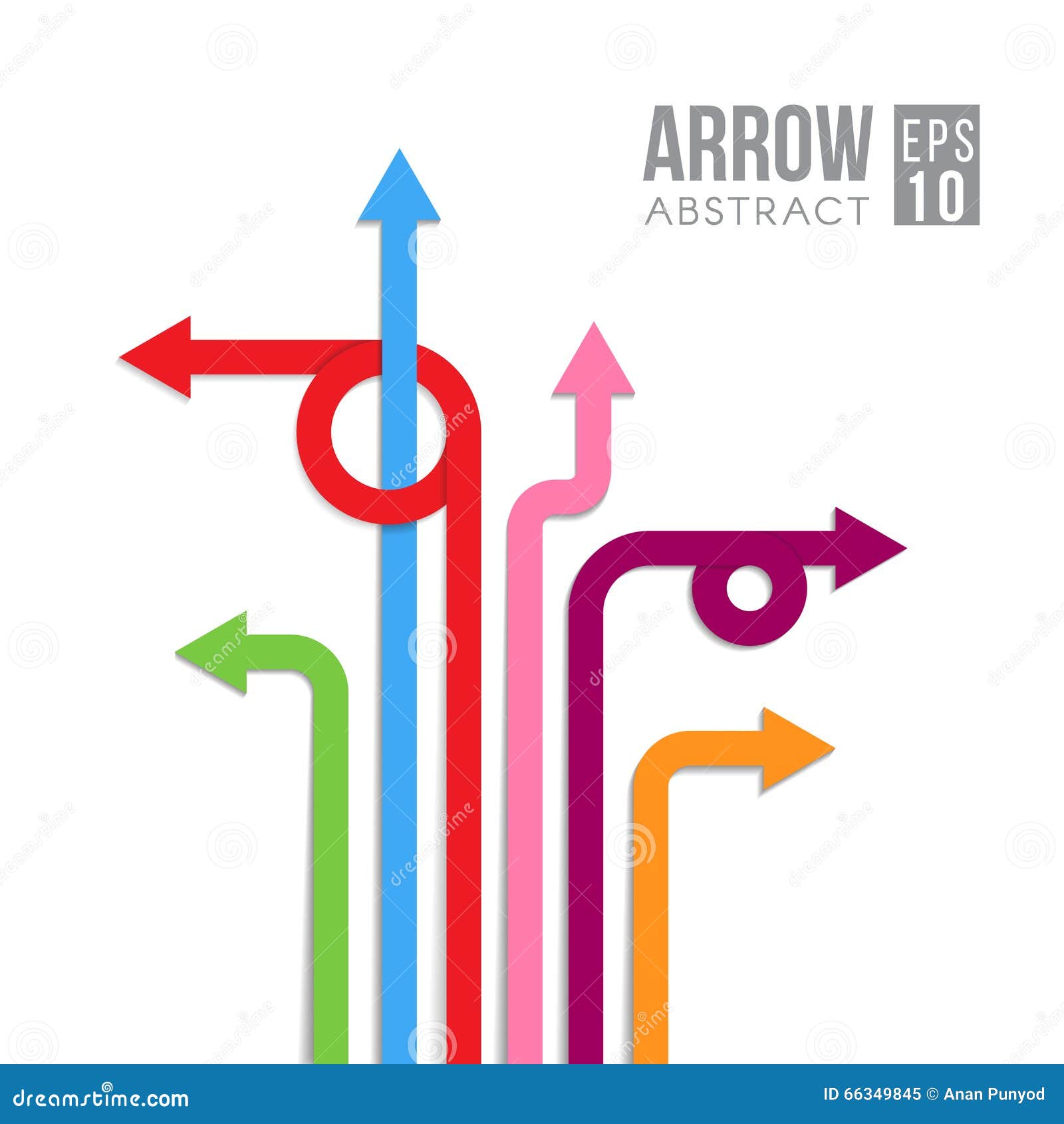 Arrow Direct Signs Abstract Vector Eps Design Stock Vector ...