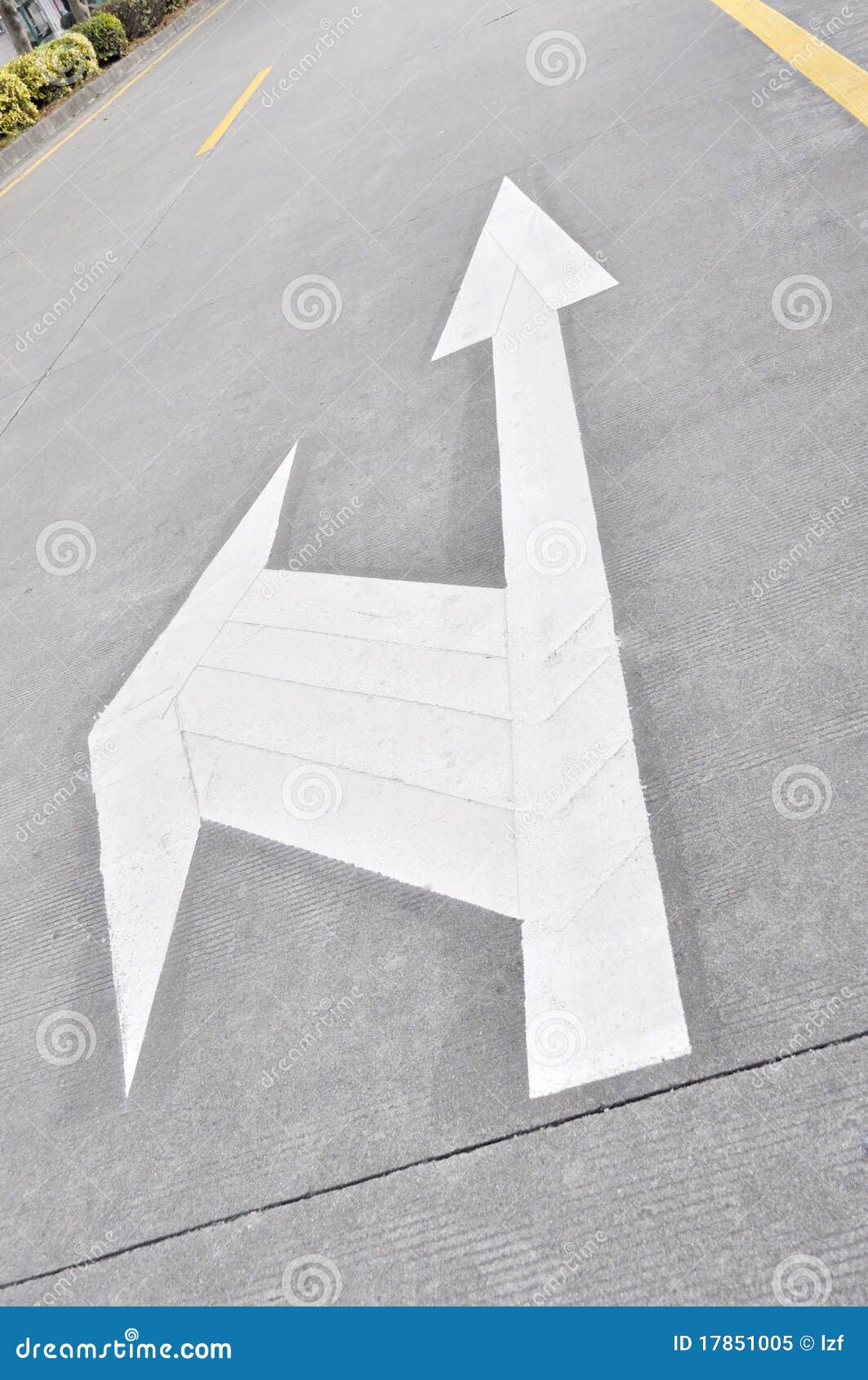 Arrow direction stock image. Image of route, foundation - 17851005