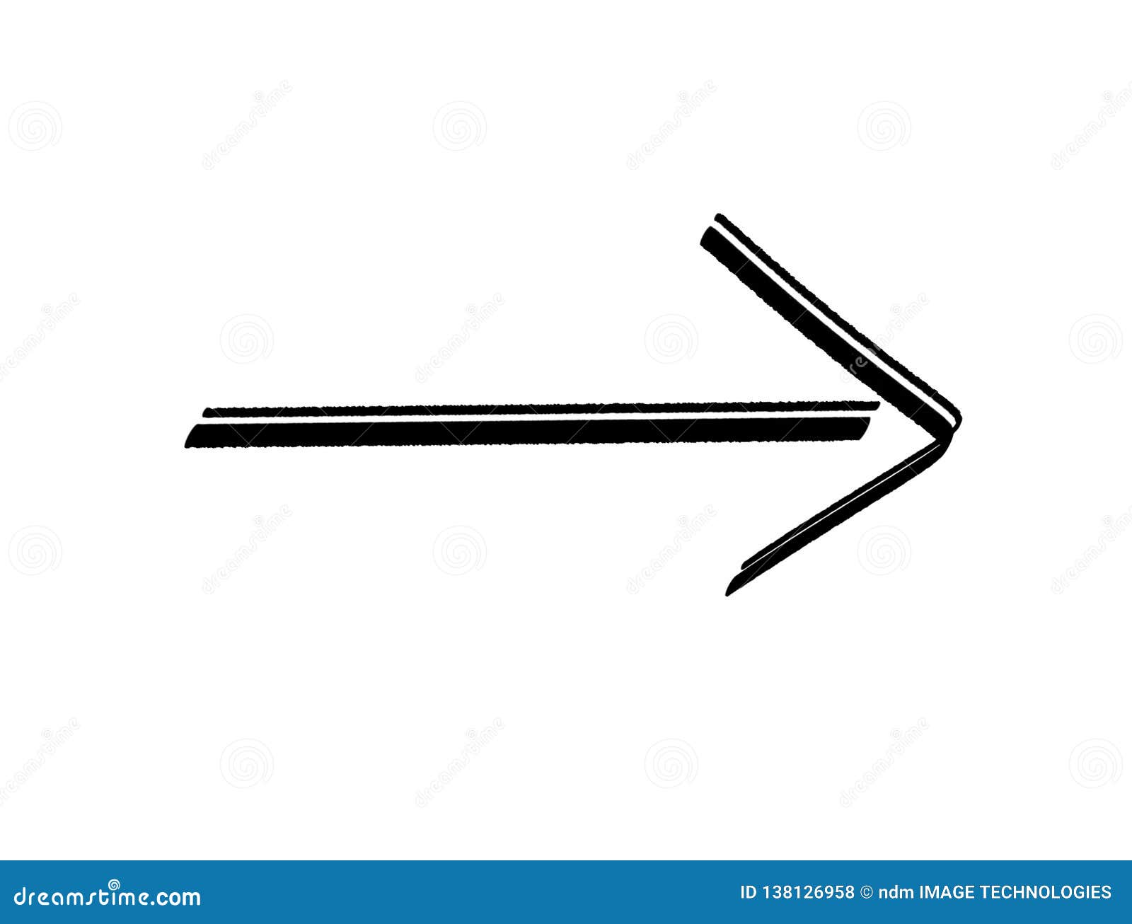 Arrow for Direction stock illustration. Illustration of direction ...