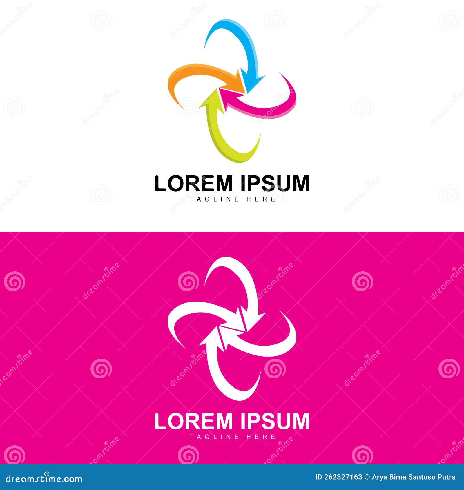 Arrow Direction Logo, Road Sign Design, Brand Design Vector Stock ...