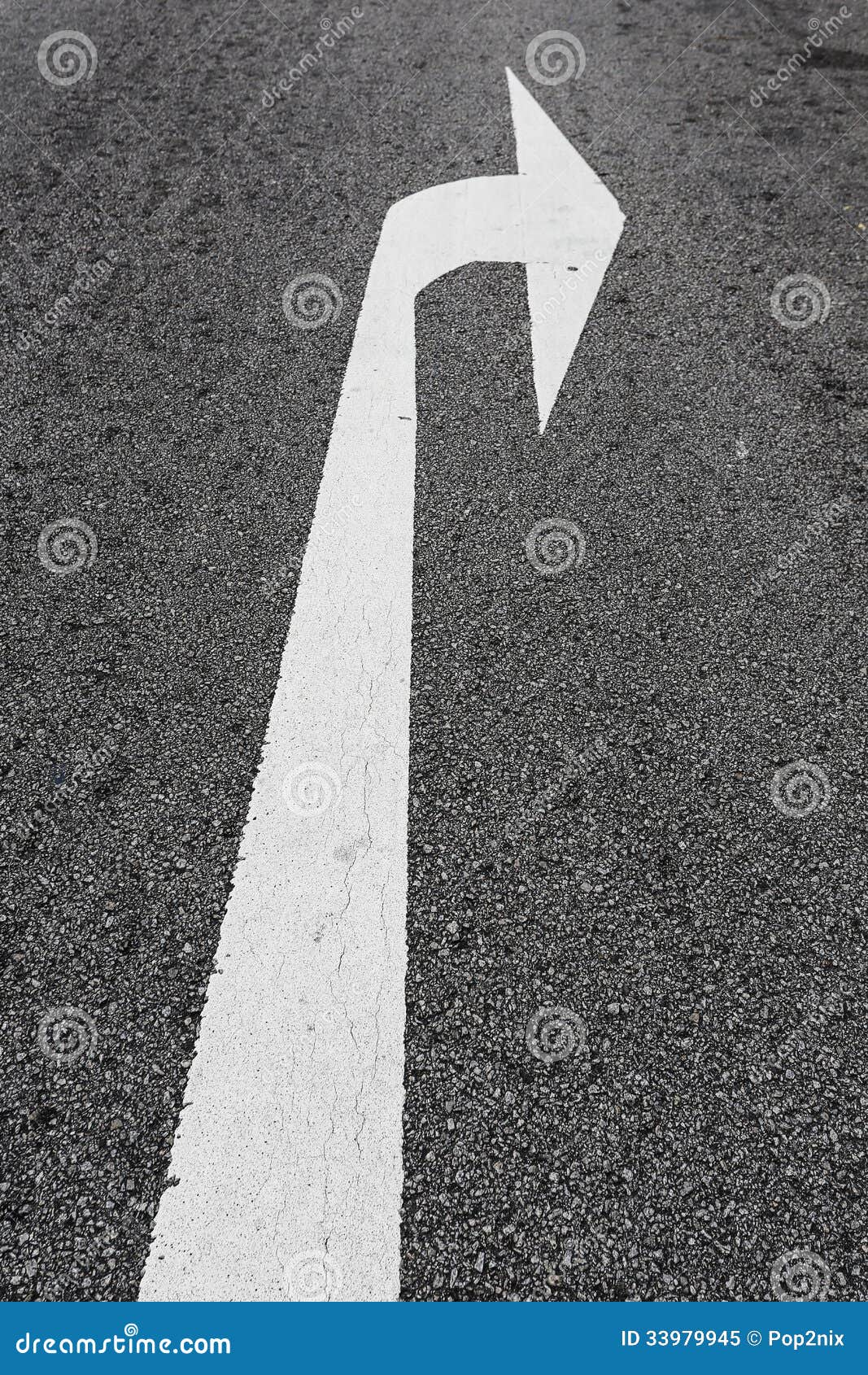 Arrow Direction on the Road Stock Image - Image of choice, concept ...