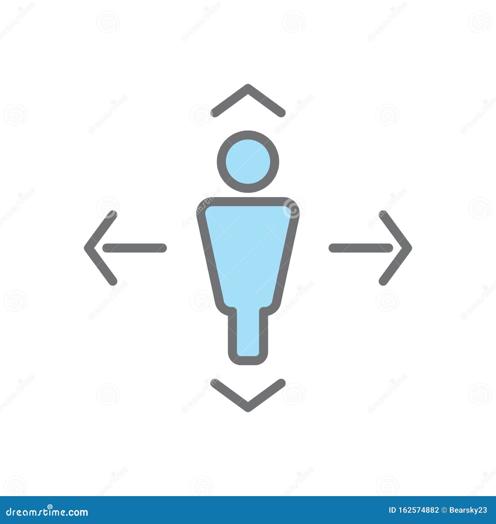 Arrow, Directional Way Sign Depicting Making a Decision or Choice Icon ...