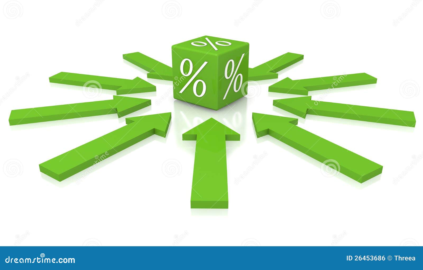 Arrow and discount stock illustration. Illustration of financial - 26453686