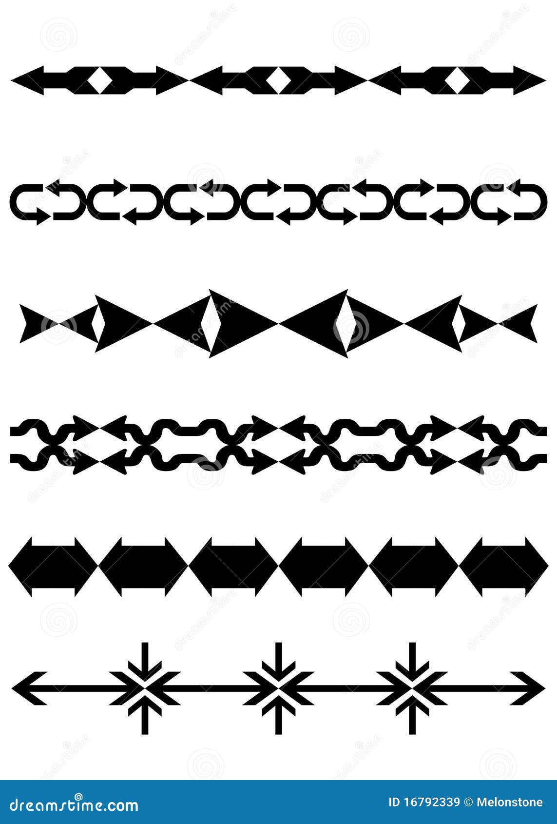 Arrow Dividers Set Cartoon Vector | CartoonDealer.com #16792339