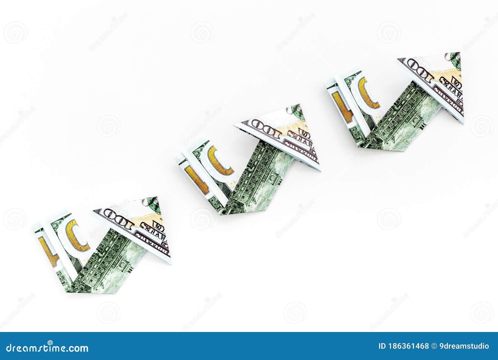 Arrow of Dollar Chart - Currency Trading Concept Stock Photo - Image of ...