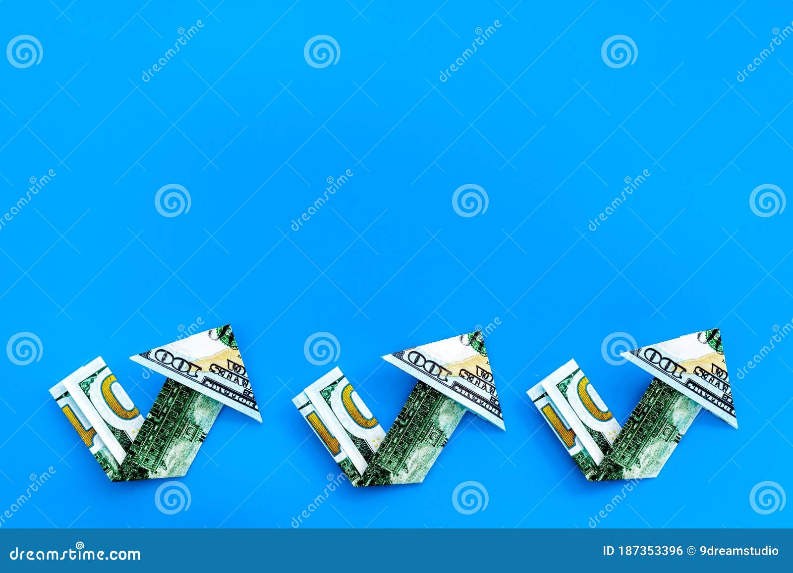 Arrow of Dollar Chart - Currency Trading Concept Stock Photo - Image of ...