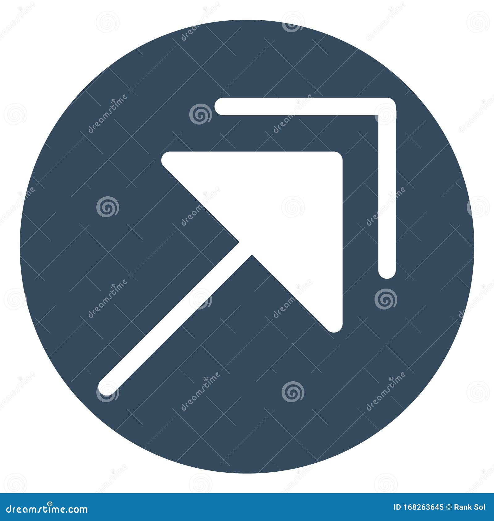 Arrow, Double Isolated Vector Icon Which Can Be Easily Modified or ...