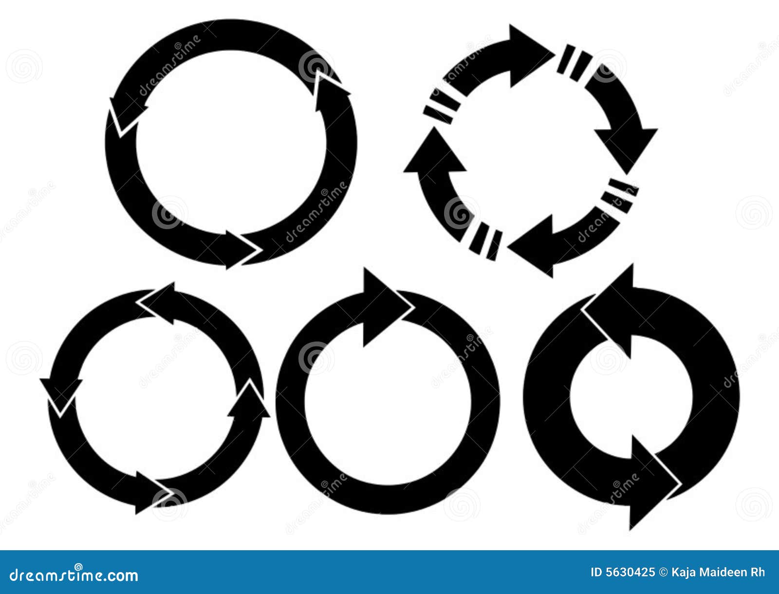 Arrow elements plain stock illustration. Illustration of isolated - 5630425