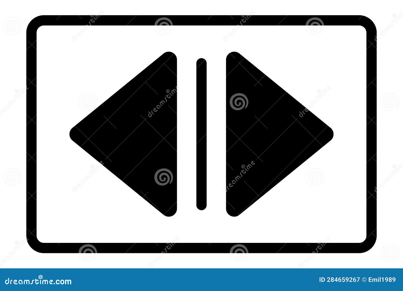 Arrow Elevator Buttons Icon Simple Design Stock Illustration ...