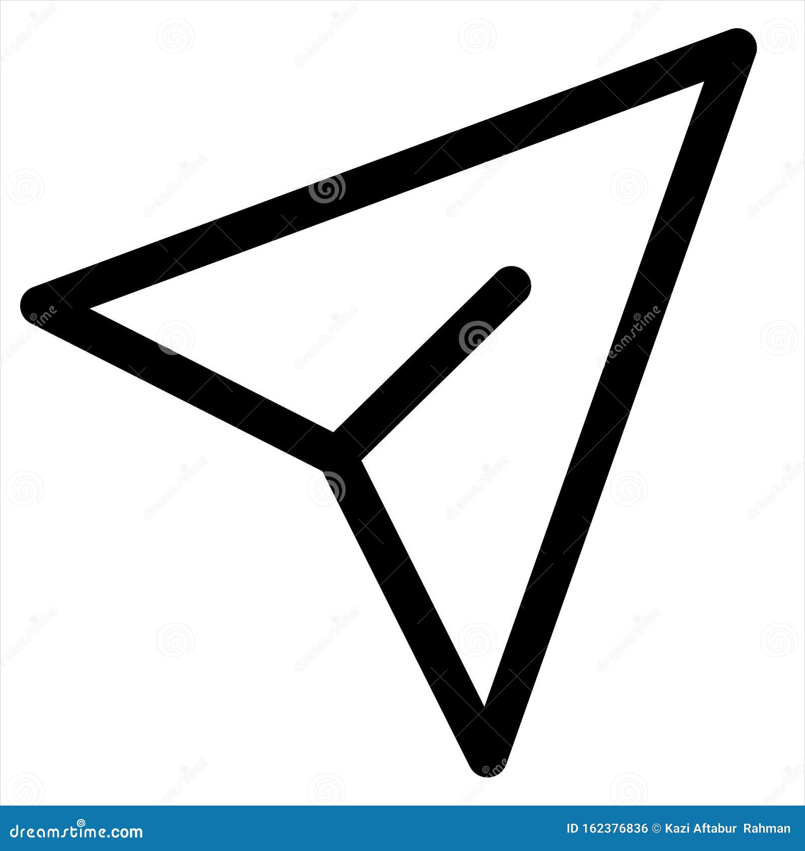 Arrow, Email, Mail, Navigation, Send Icon Stock Illustration ...