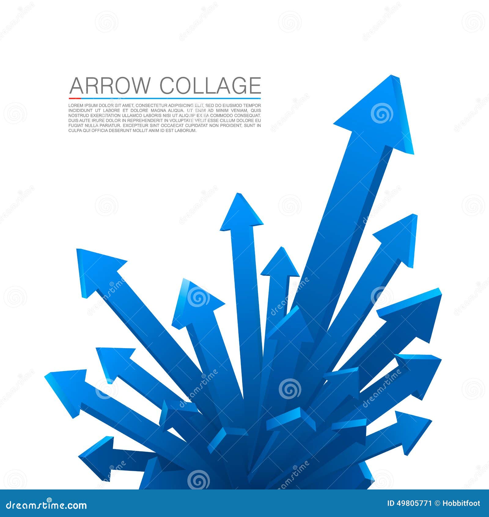 Arrow explosion blue stock vector. Illustration of light - 49805771