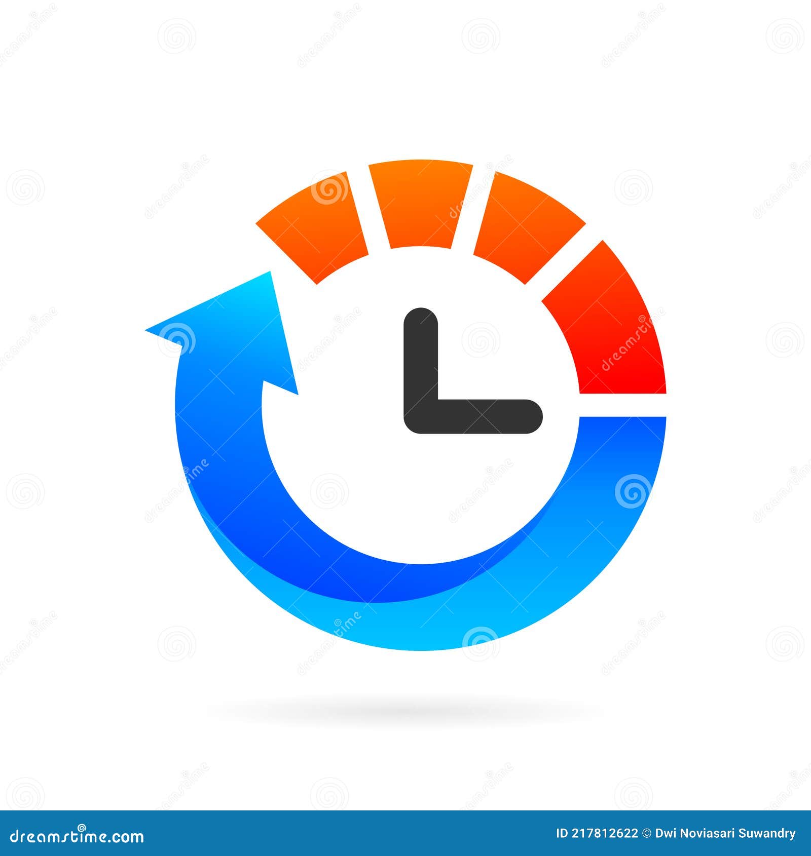 Fast Time Process Logo Vector Stock Vector - Illustration of logo ...