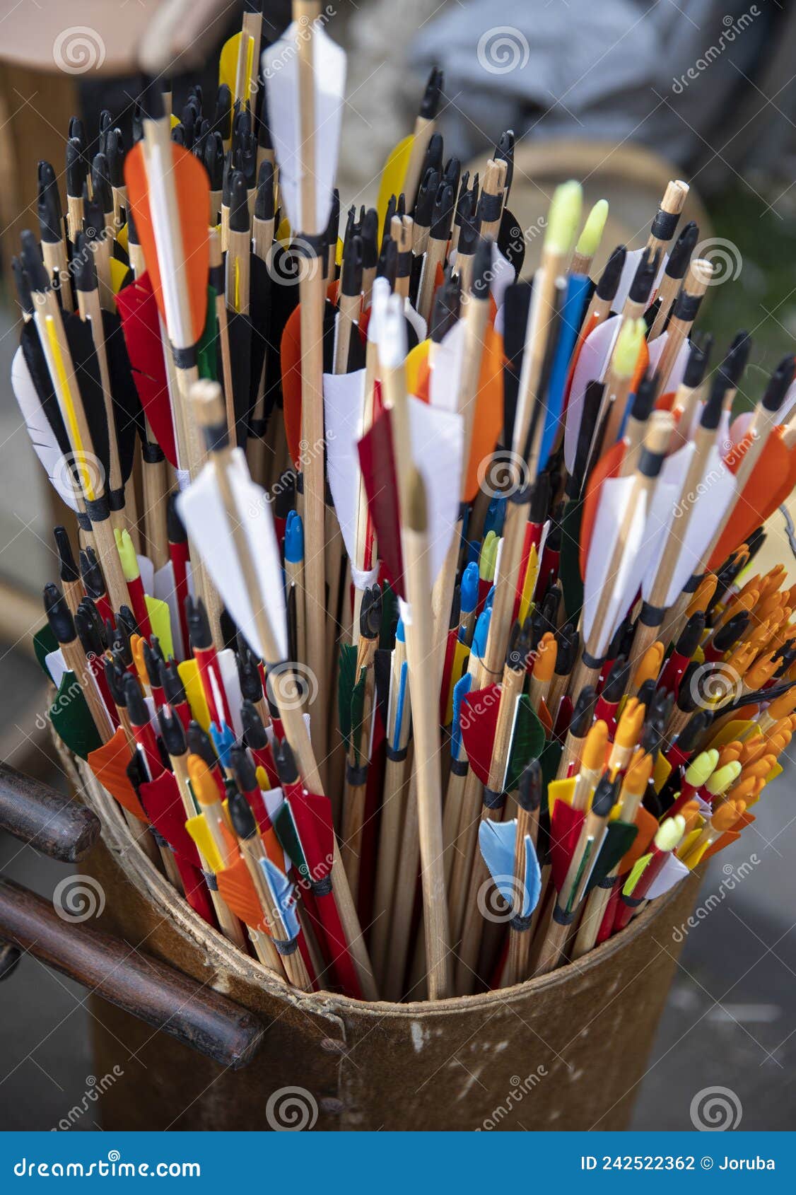 Arrow Fletchings in Different Variation Editorial Photography - Image ...