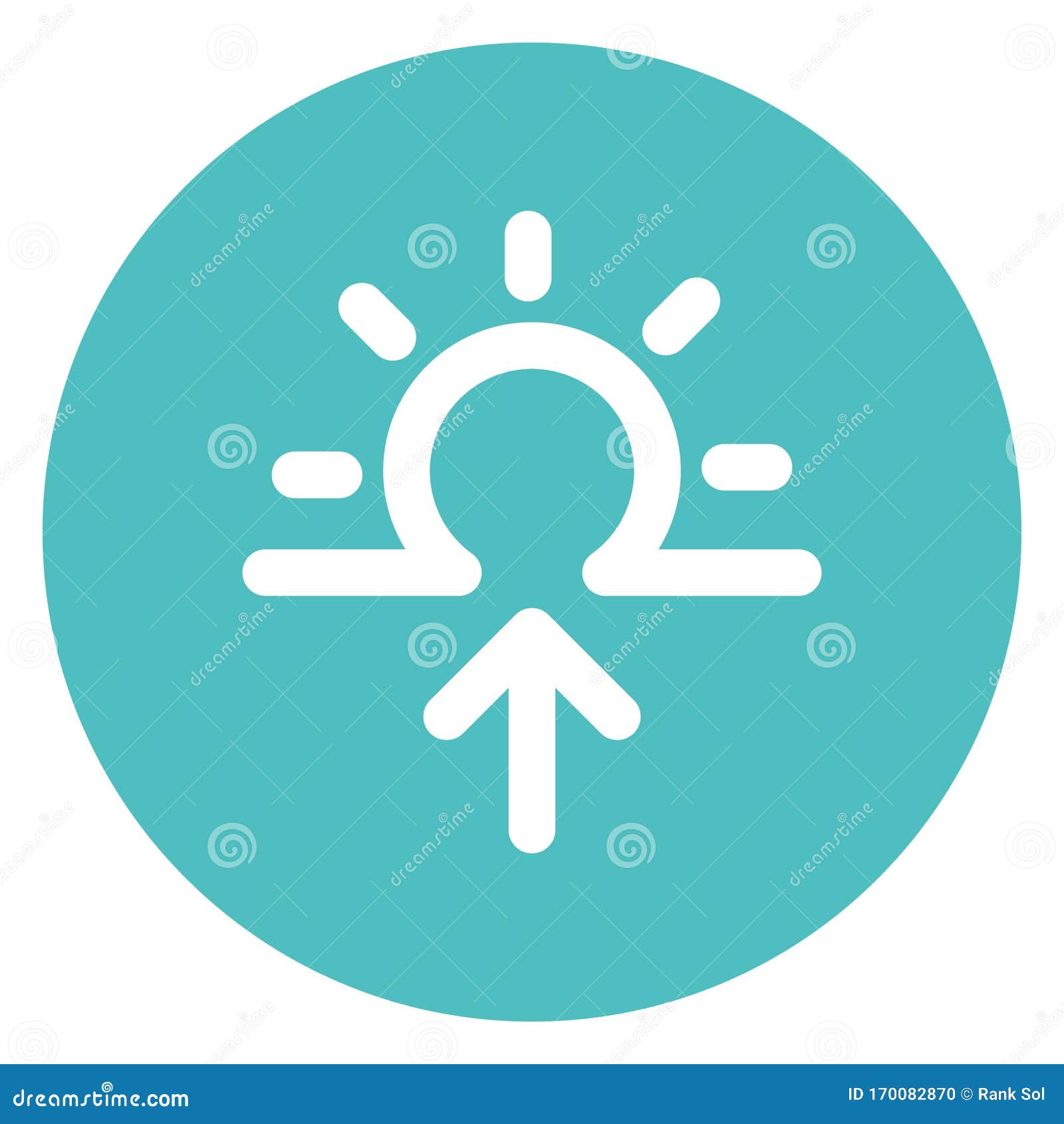 Arrow, Forecast, Bold Outline Vector Icon Which Can Easily Modify or ...