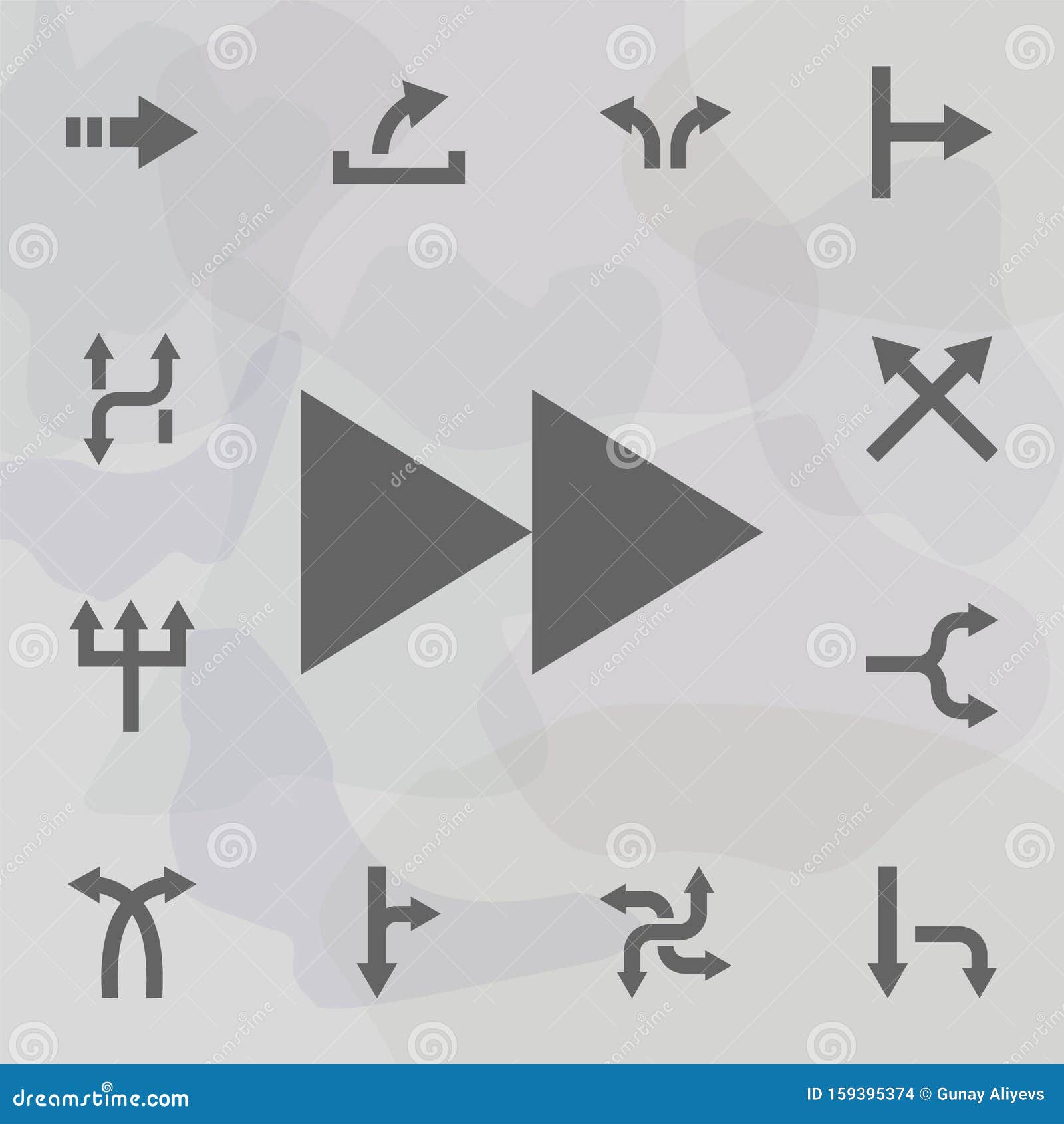 Arrow, Forward Icon. Universal Set of Arrows for Website Design and ...