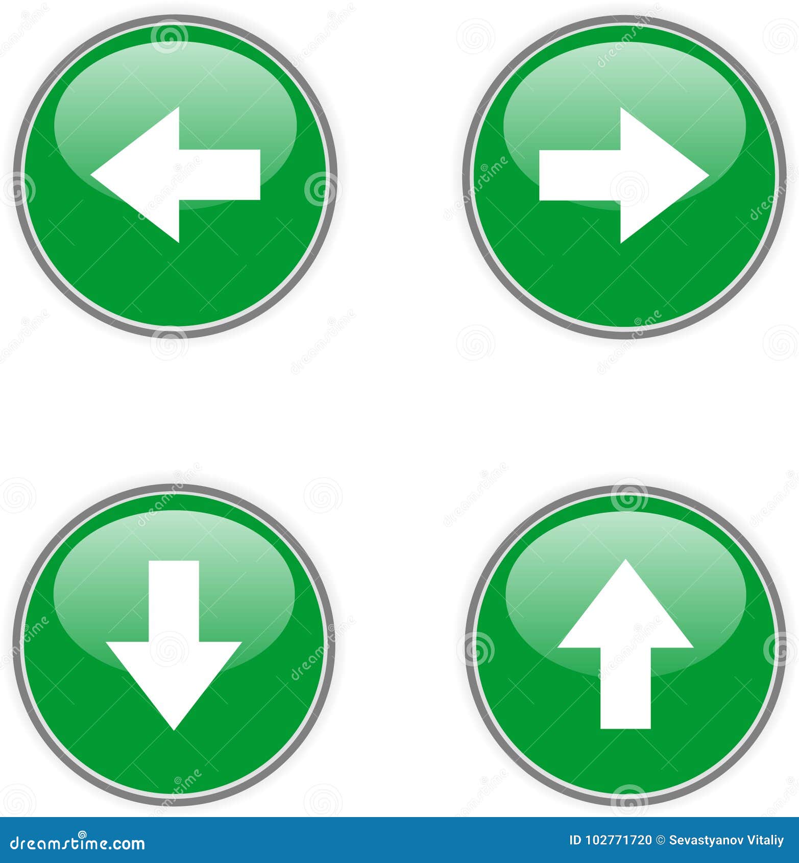 Icons 4 Arrow stock vector. Illustration of draw, communications ...