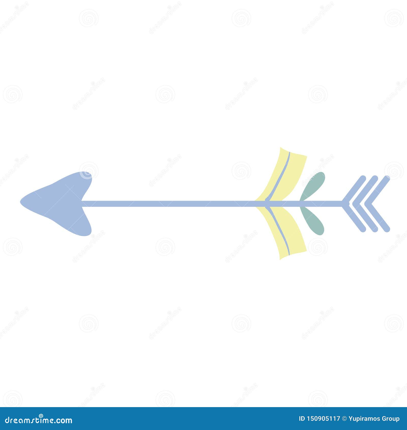 Arrow Frame Decorative Boho Style Stock Vector - Illustration of native ...