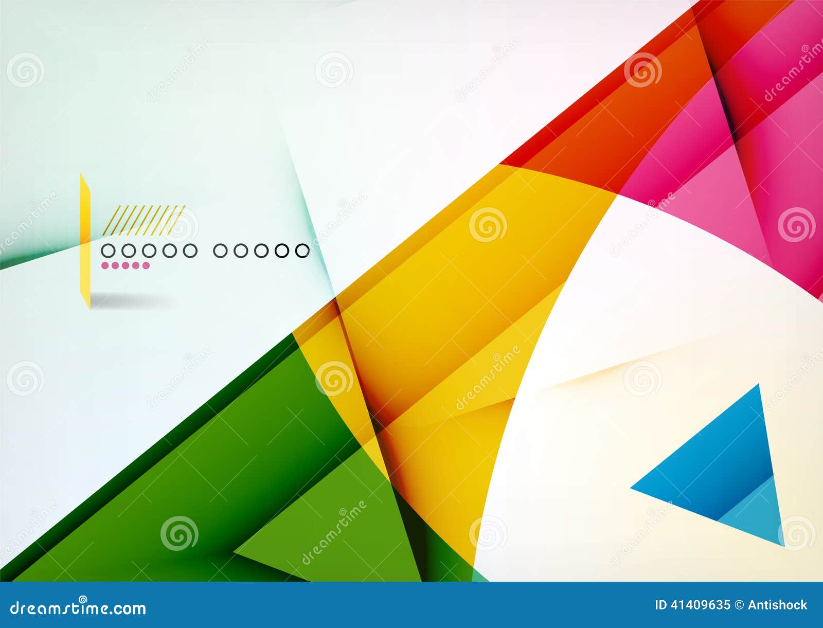 Arrow Geometric Shape Abstract Business Background Stock Vector ...
