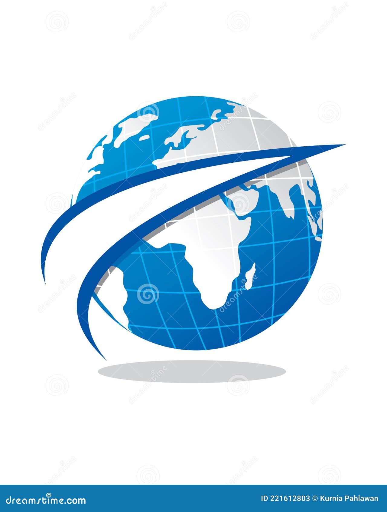Arrow Globe Logo , World Logo Vector Stock Illustration - Illustration ...
