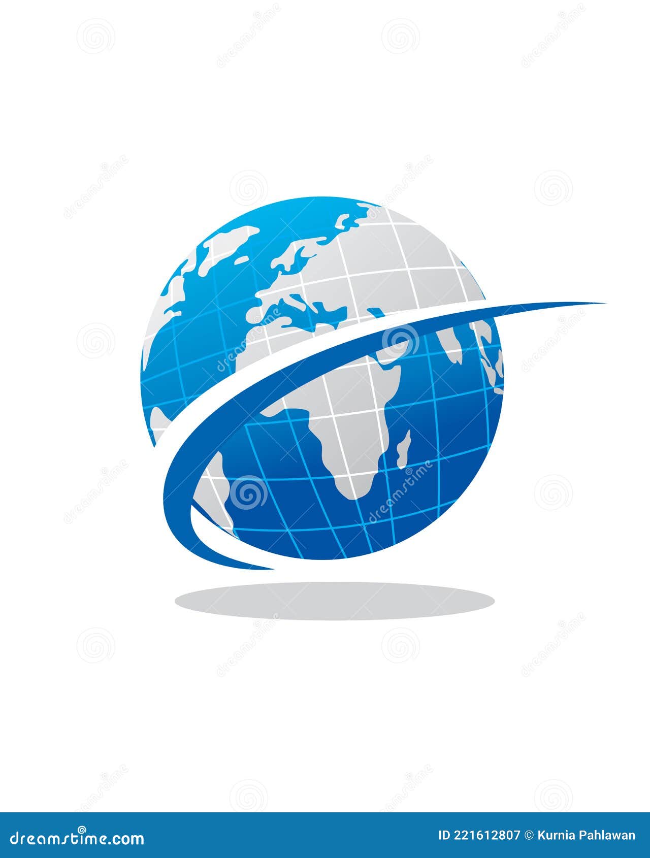 Arrow Globe Logo , World Logo Vector Stock Illustration - Illustration ...