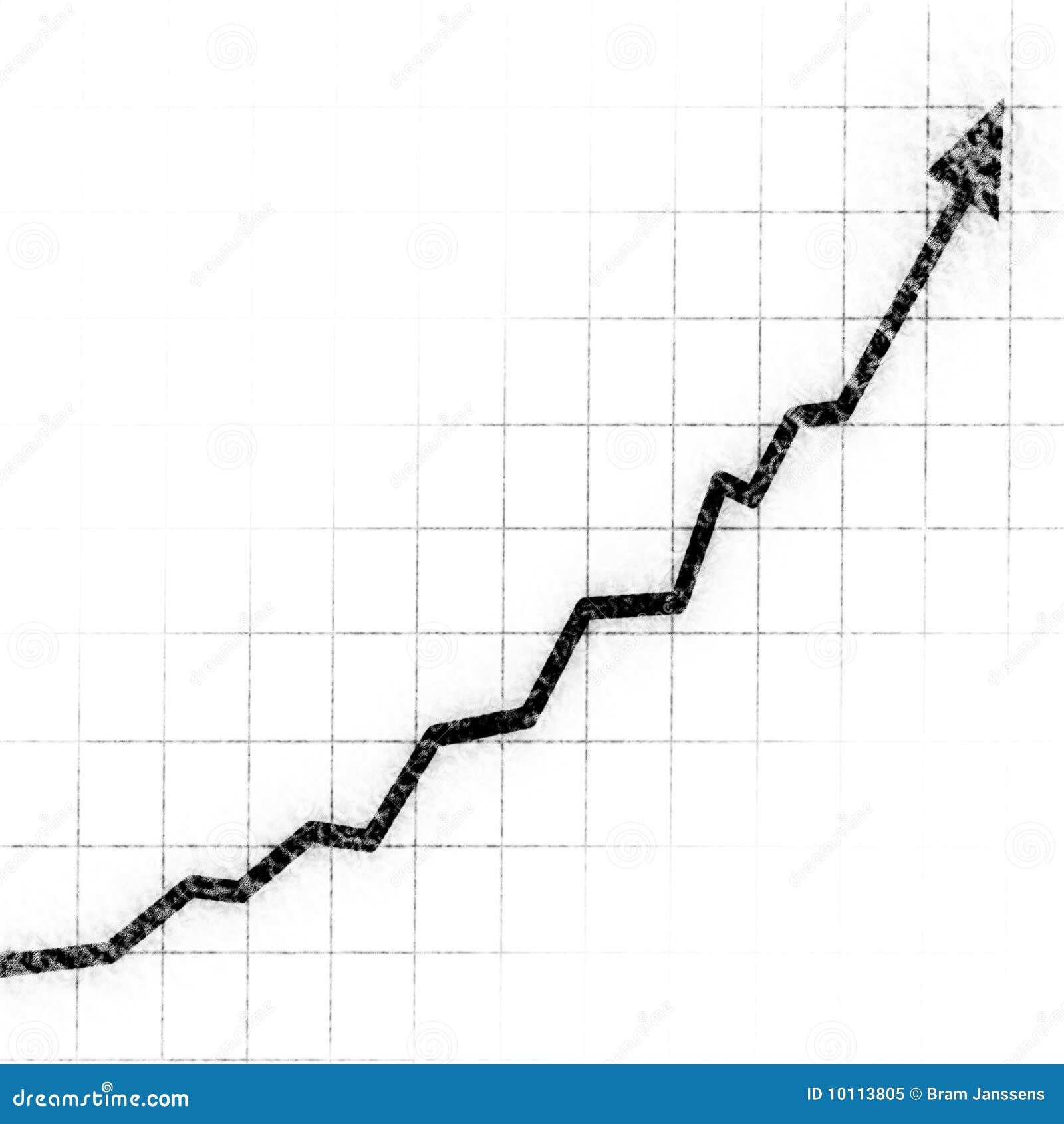 Arrow graph stock illustration. Illustration of finance - 10113805