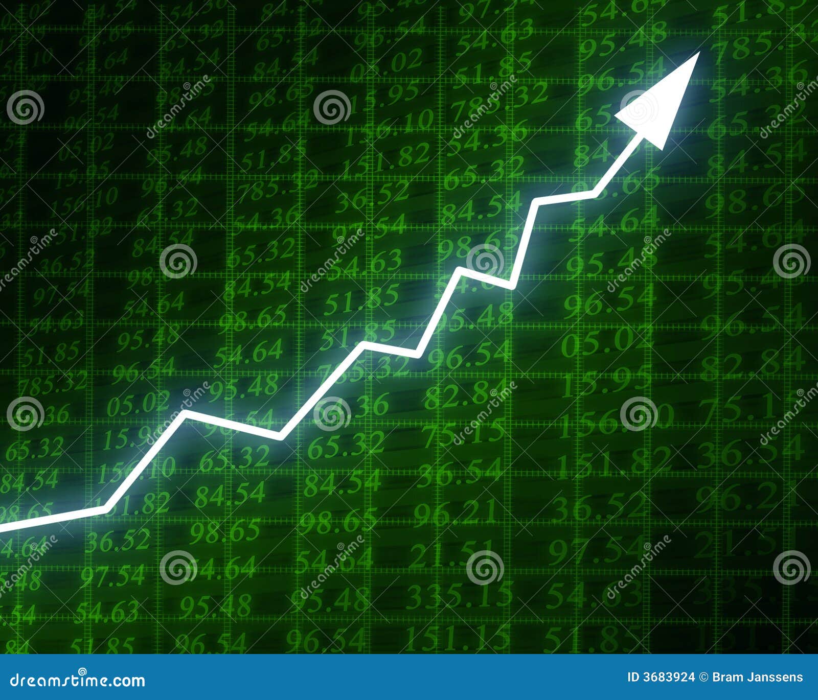 Arrow graph stock illustration. Illustration of income - 3683924