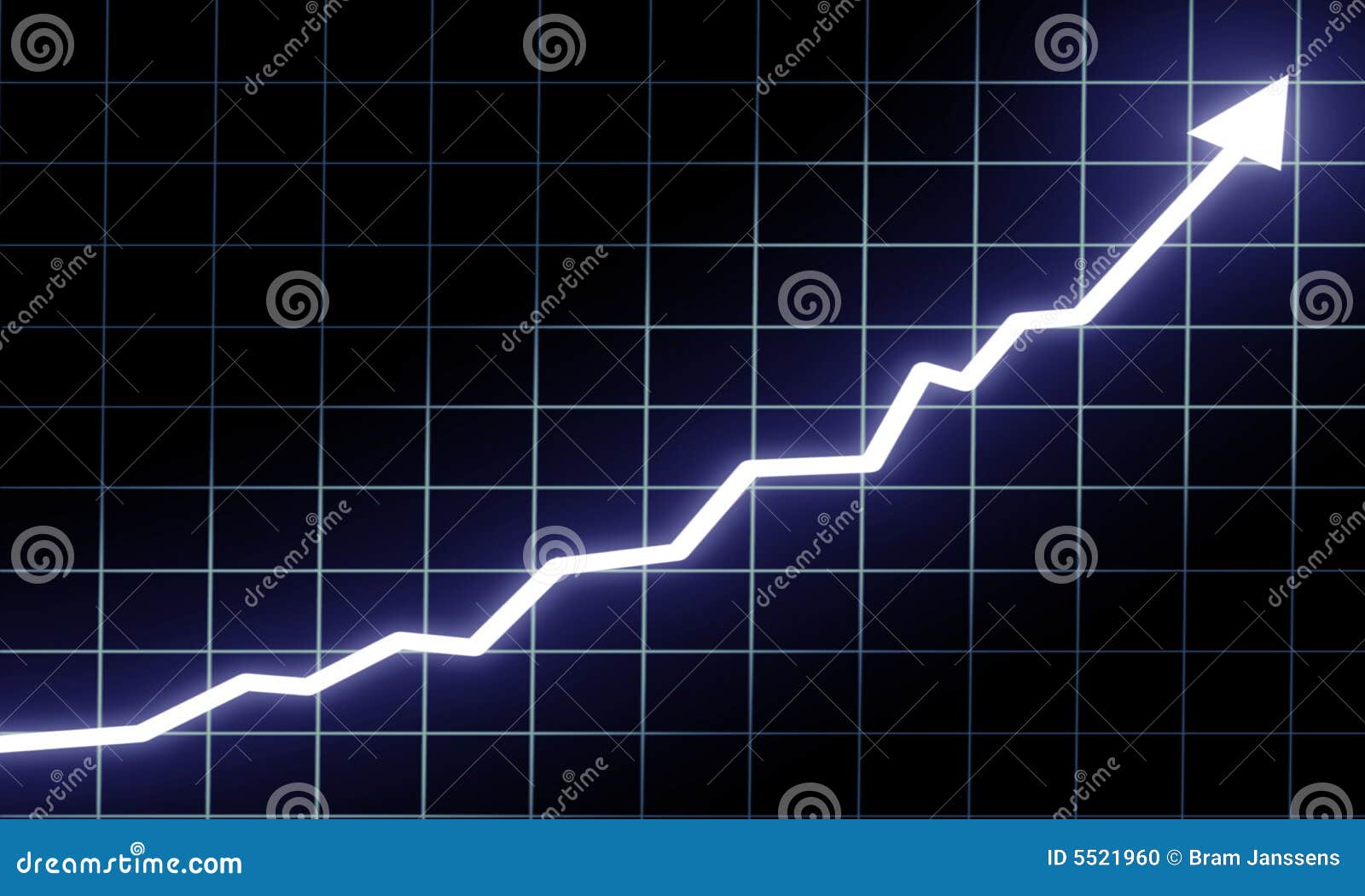 Arrow graph stock illustration. Illustration of margin - 5521960