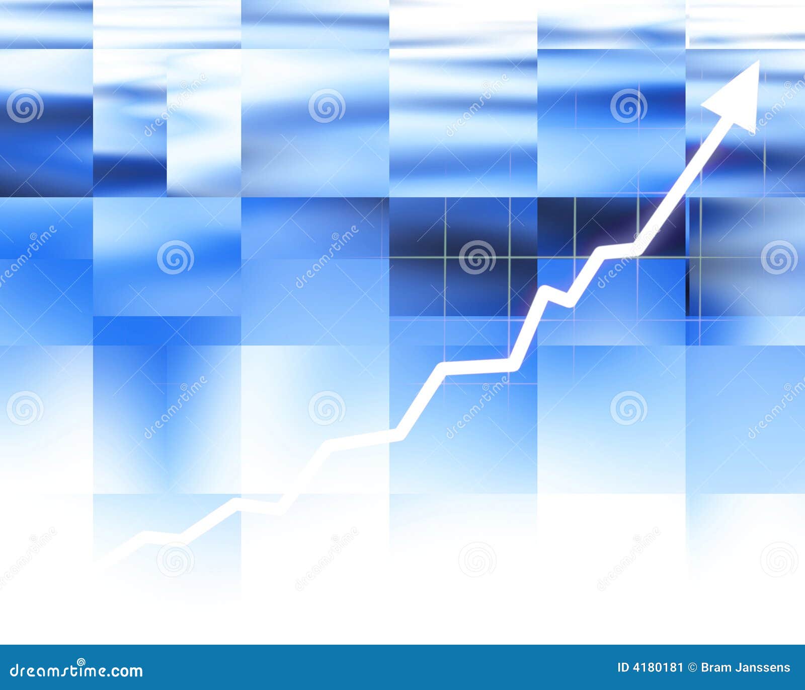 Arrow graph going up stock illustration. Illustration of company - 4180181