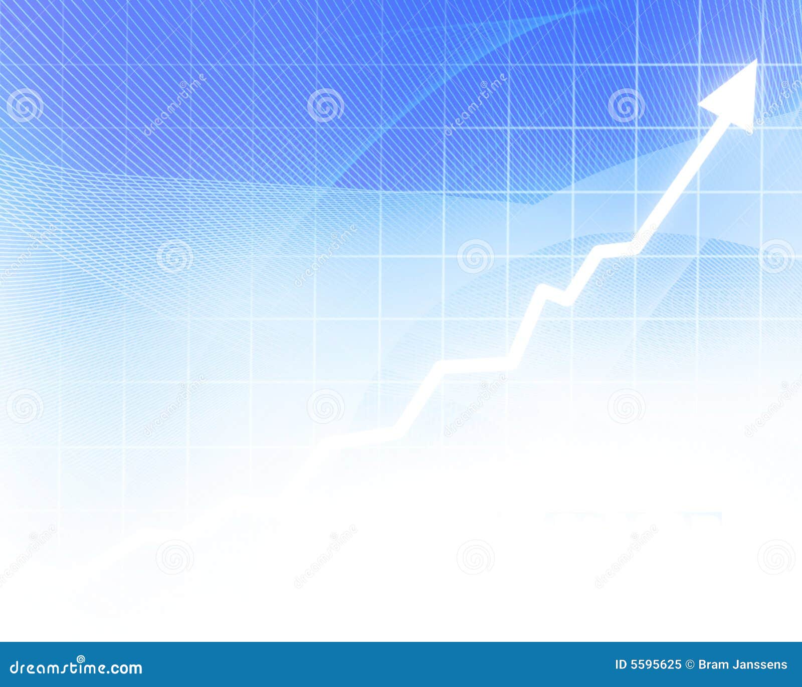 Arrow graph going up stock illustration. Illustration of company - 5595625