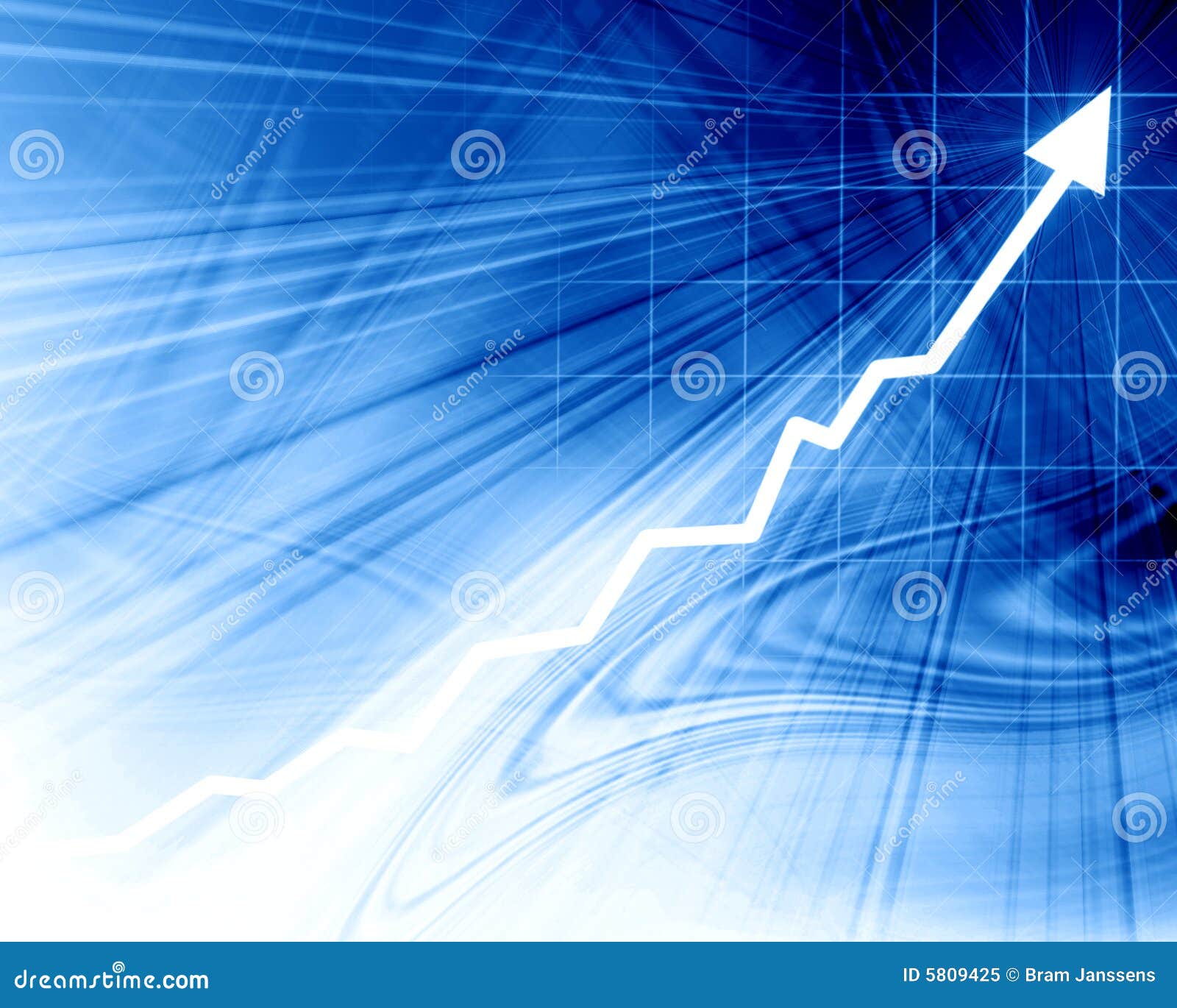 Arrow graph going up stock illustration. Illustration of graph - 5809425