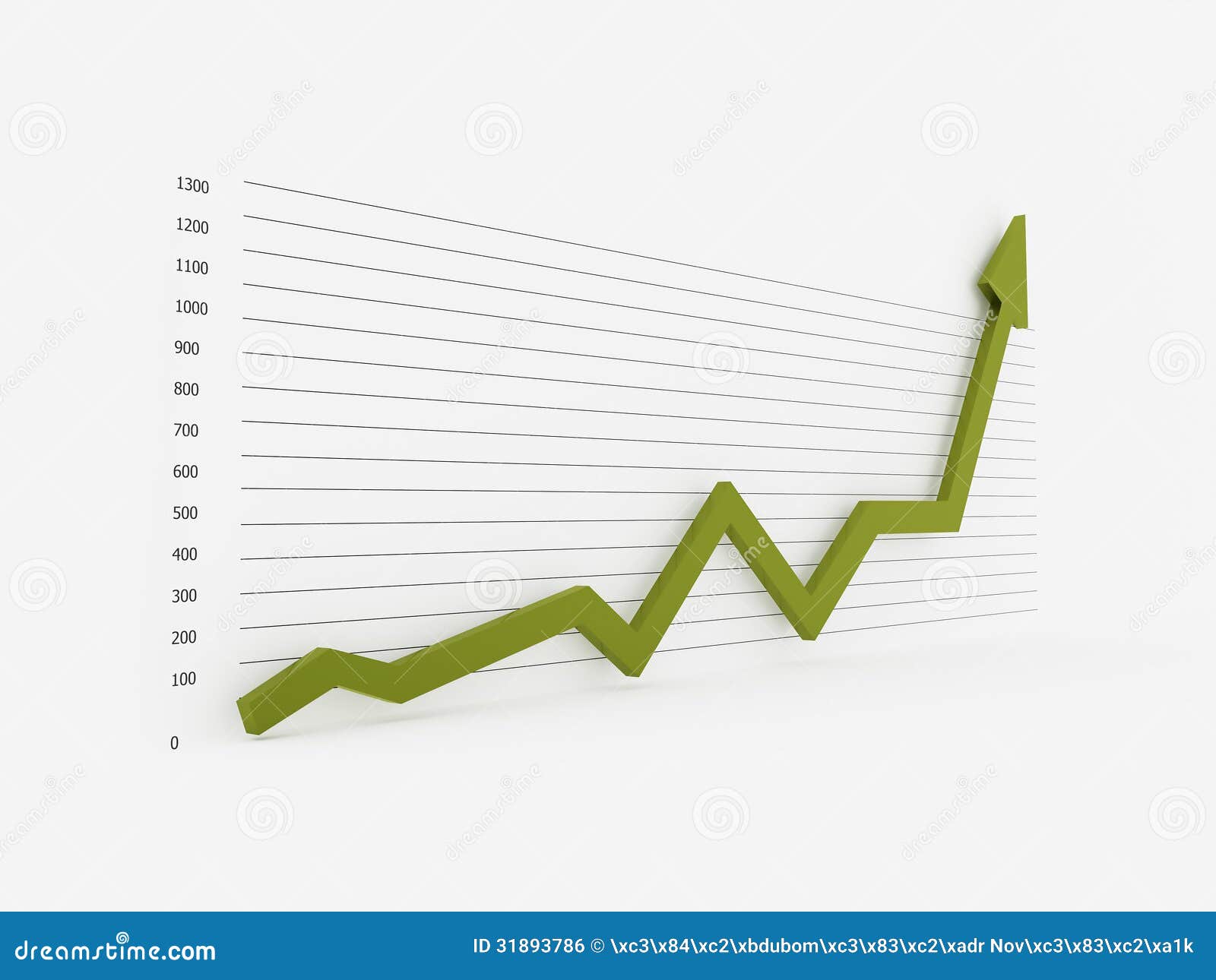 Arrow with graph stock illustration. Illustration of abstract - 31893786