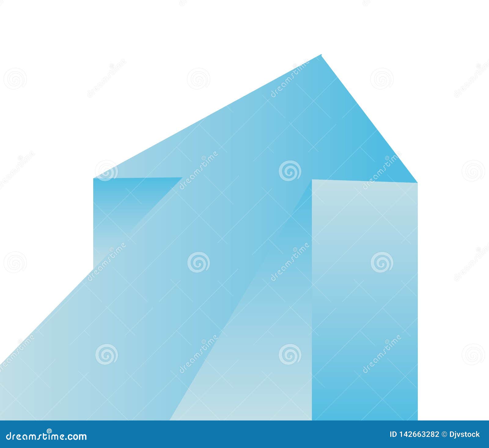 Arrow Growth on White Background Stock Vector - Illustration of growth ...