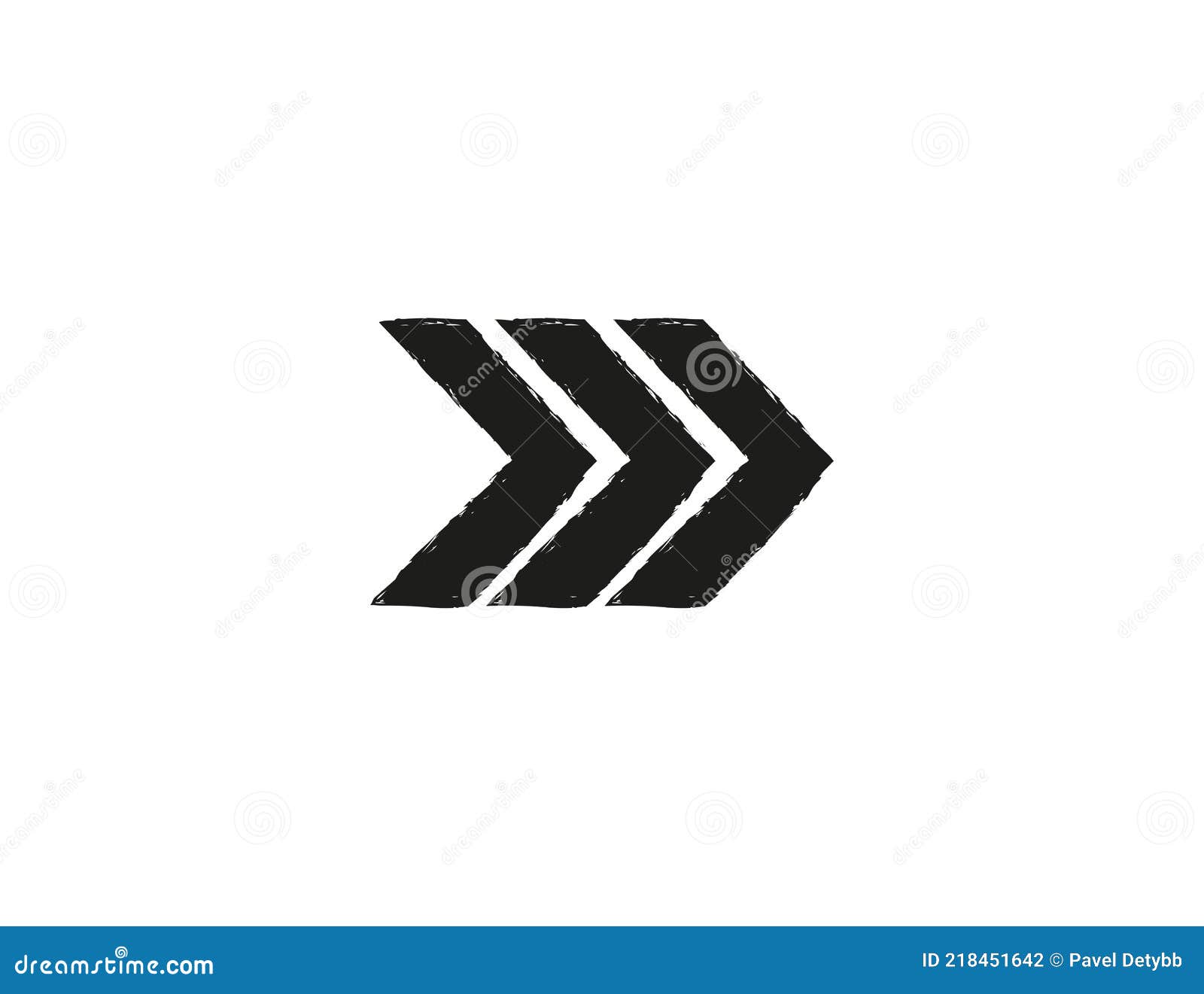 Arrow, Grunde Icon on White Background. Vector Illustration Stock ...