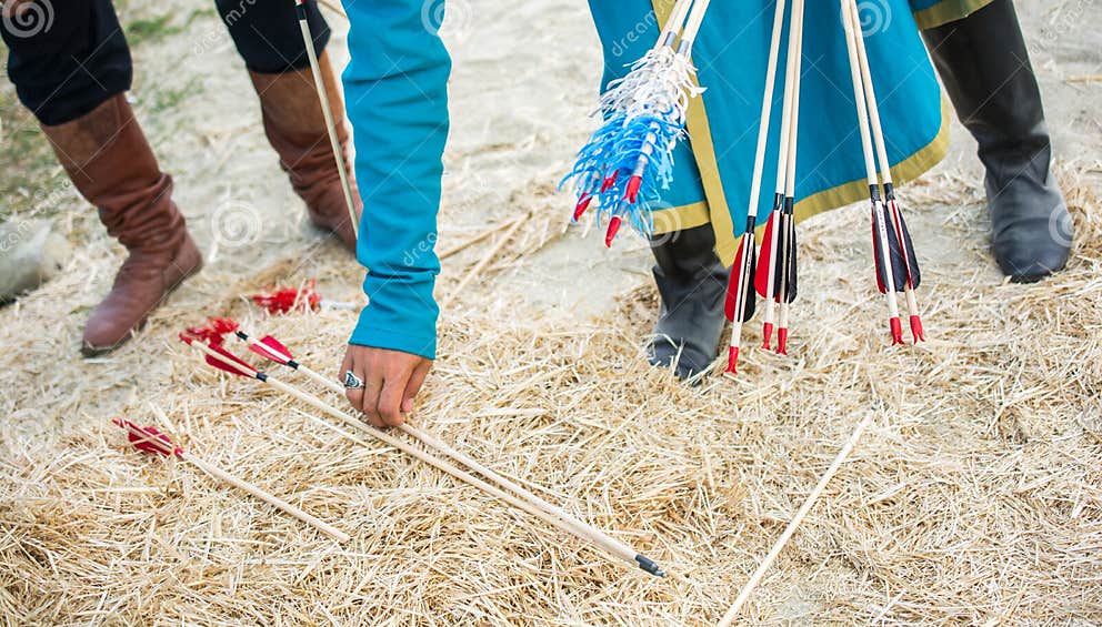 Arrow Projectile Weapon System Archery Stock Image - Image of object ...