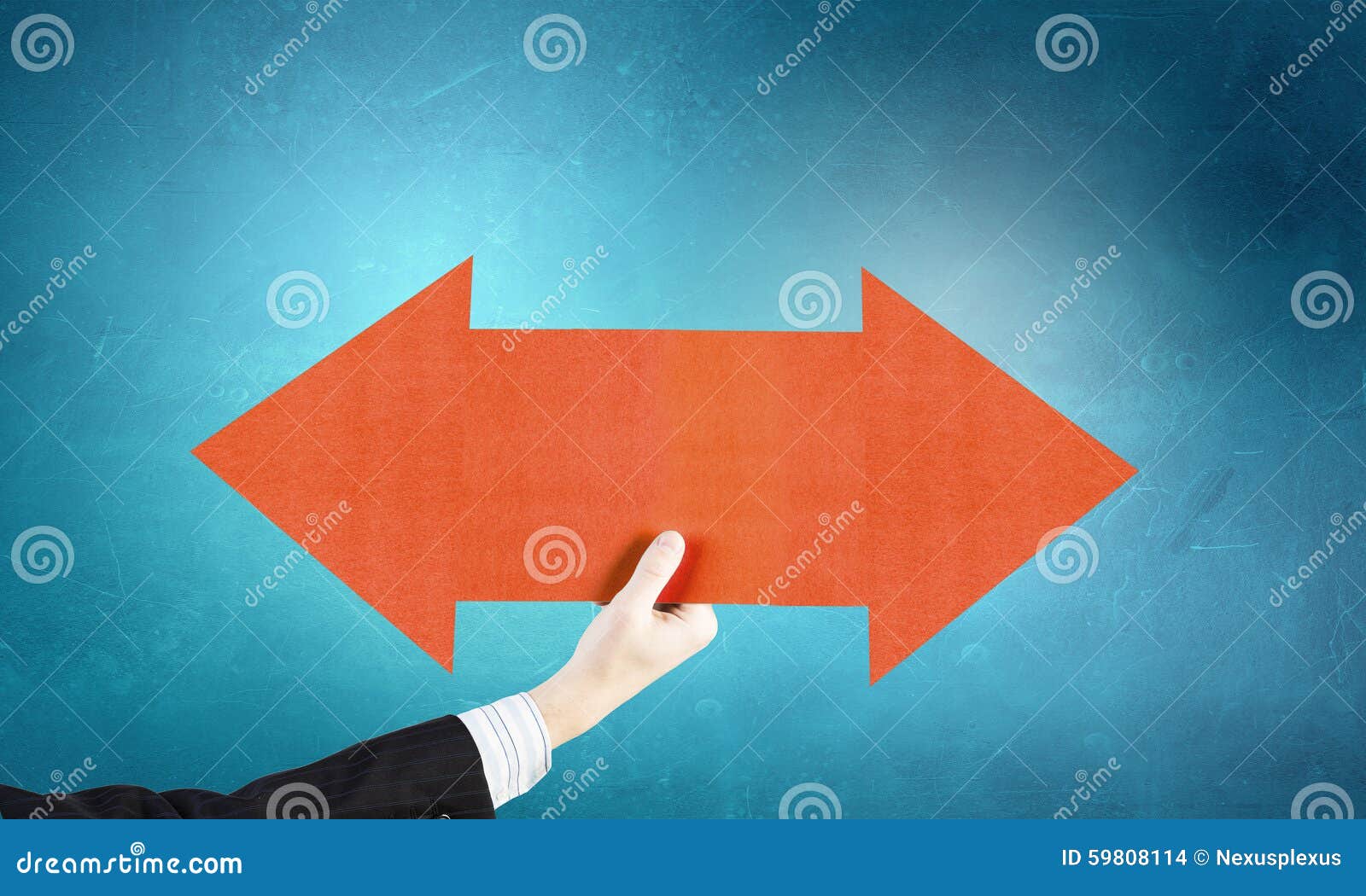 Arrow in hand stock photo. Image of enlarge, show, optimistic - 59808114