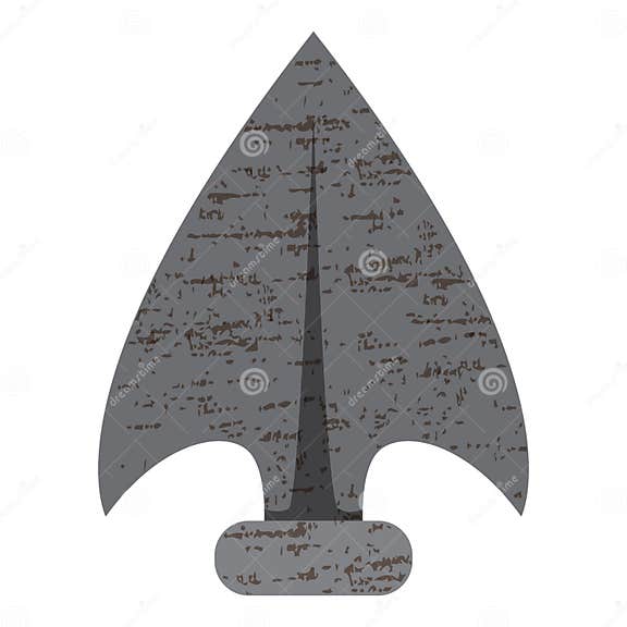 Arrow head stock vector. Illustration of pointing, vector - 257829417