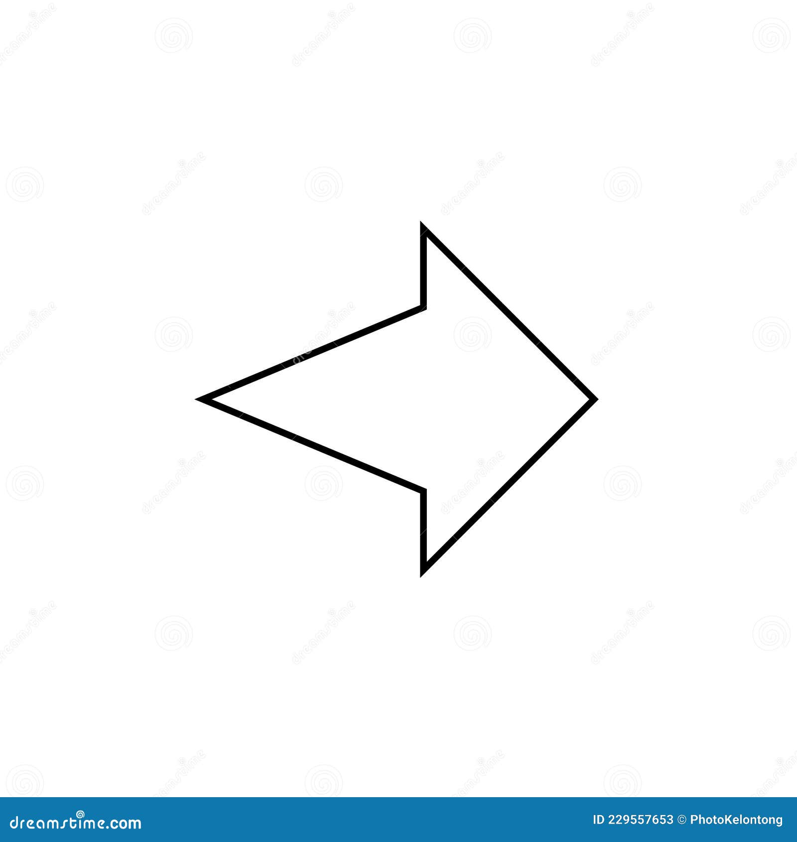 Arrow Icon stock vector. Illustration of label, icon - 229557653