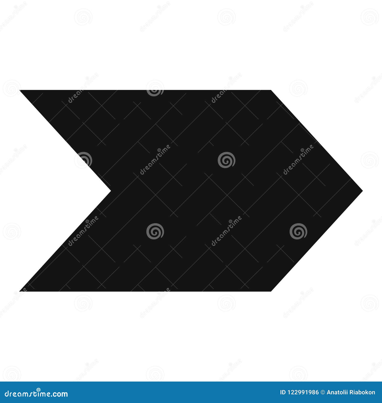 Arrow icon in black simple stock illustration. Illustration of button ...