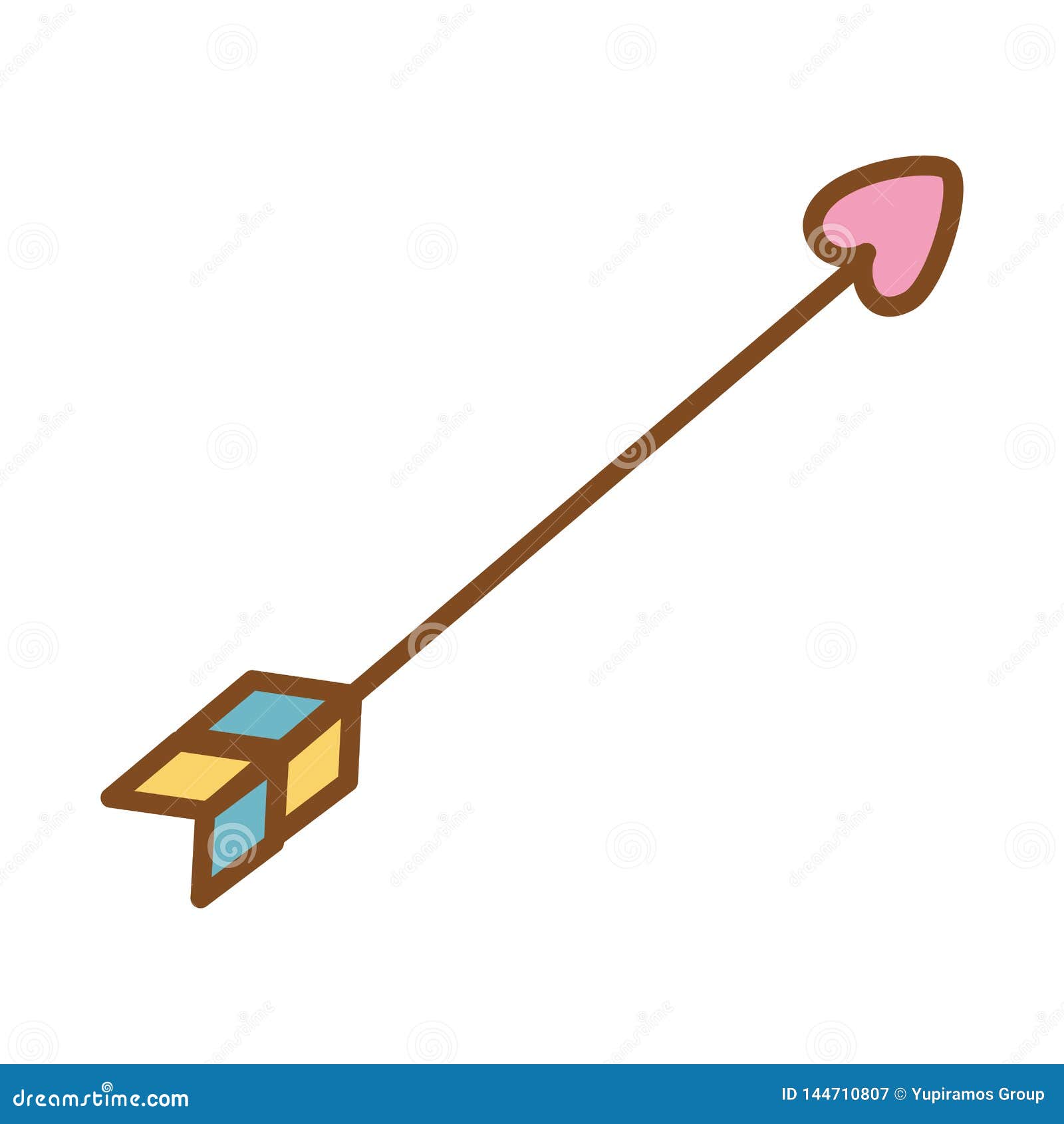 Arrow icon cartoon stock vector. Illustration of arrowheads - 144710807