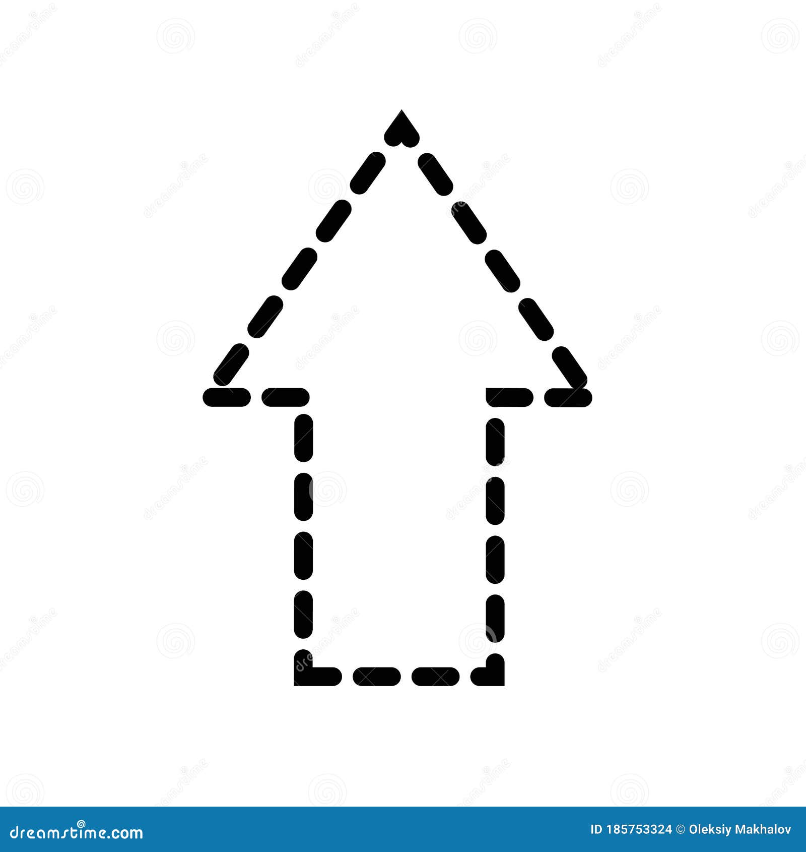 Arrow Icon Cursor Button Label Next Page Web Interface. Flat Vector ...