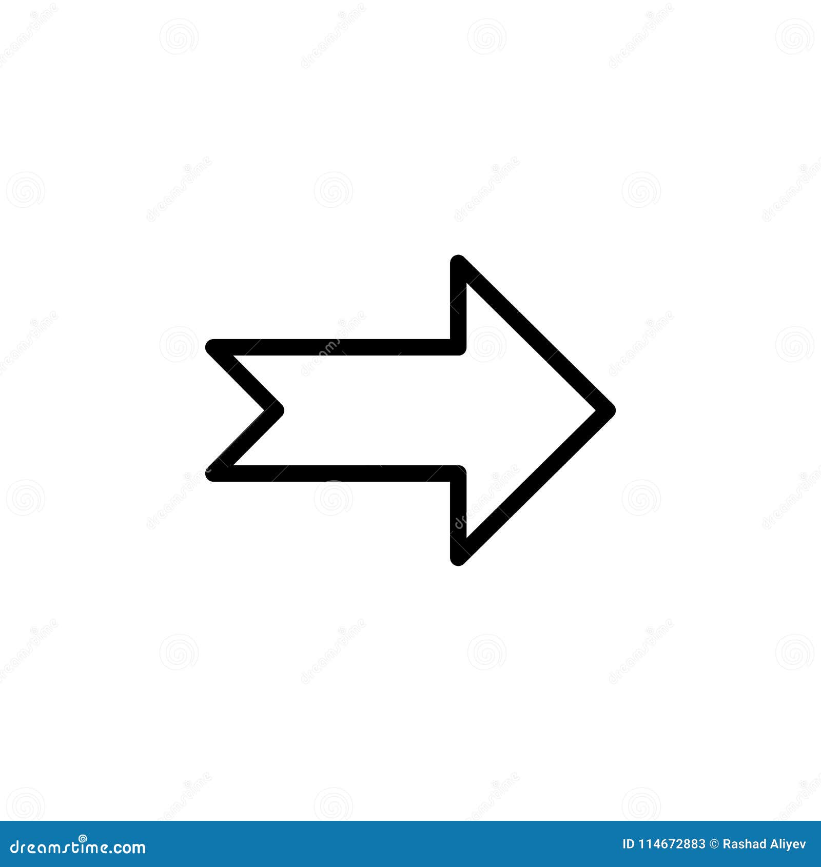 Arrow Icon. Element of Minimalistic Icons for Mobile Concept and Web ...