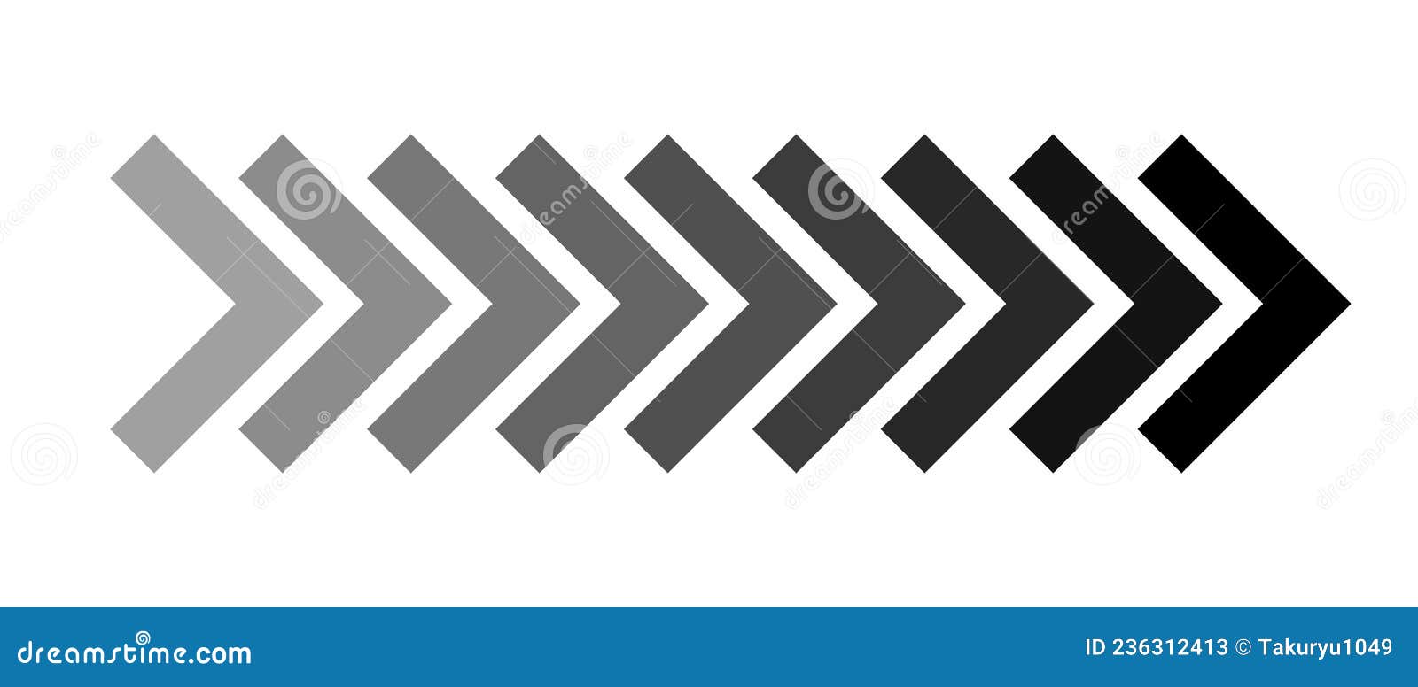 Arrow Icon with Gradation. Vector. Stock Vector - Illustration of ...