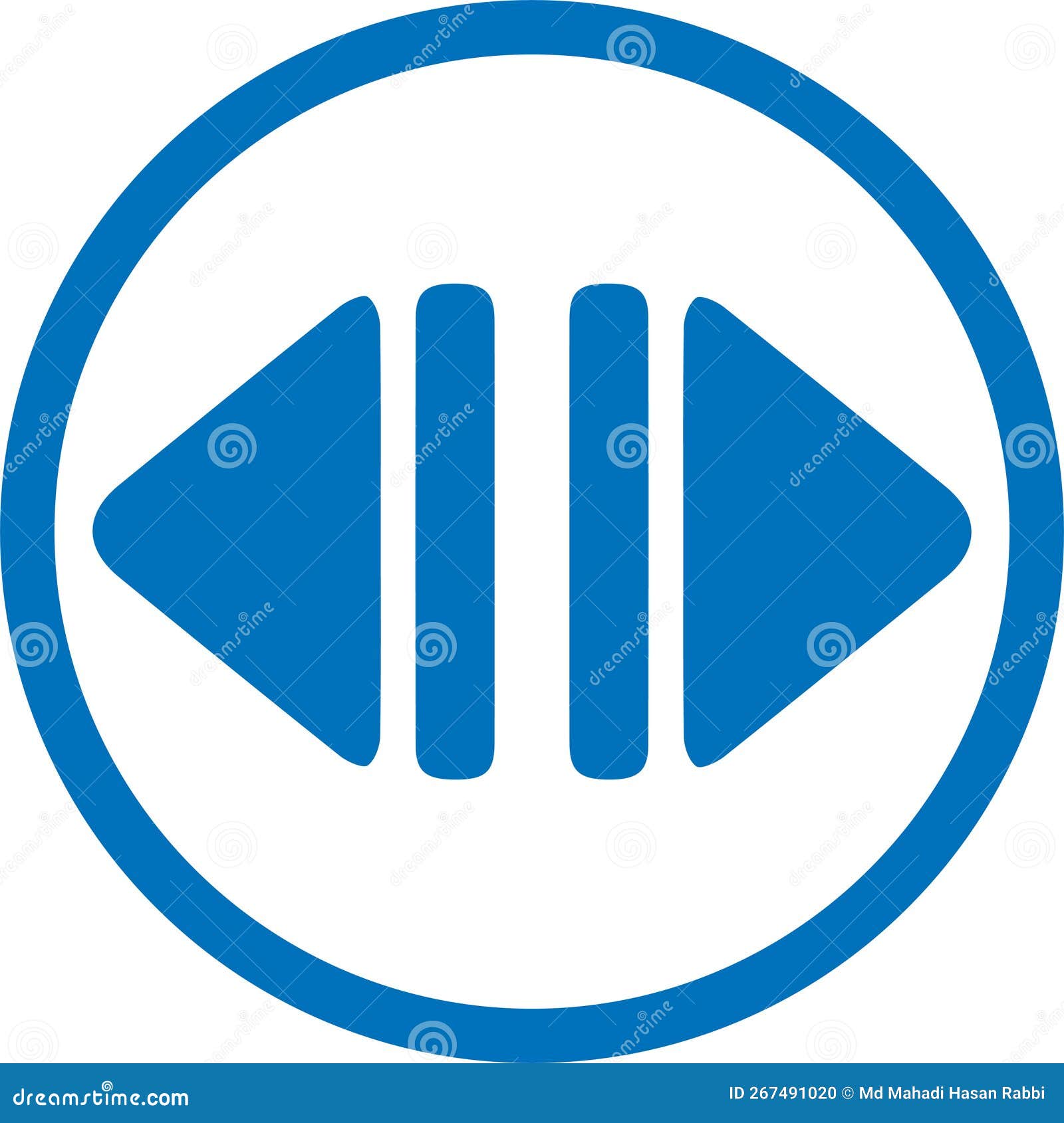 Arrow Icon, Instruction Arrow Blue Vector Icon. Stock Illustration ...