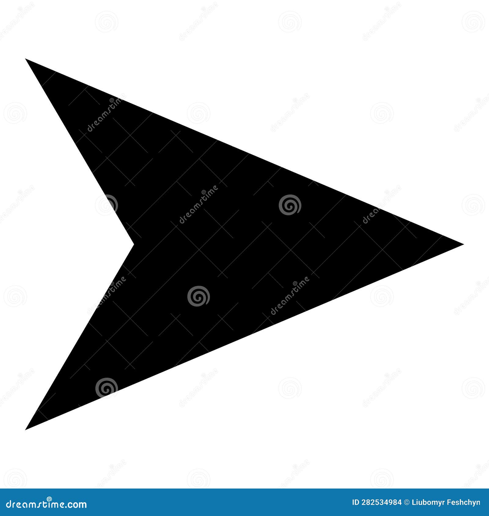 Arrow Icon. Modern Simple Arrow or Cursor. Directional Arrow Flat Style ...