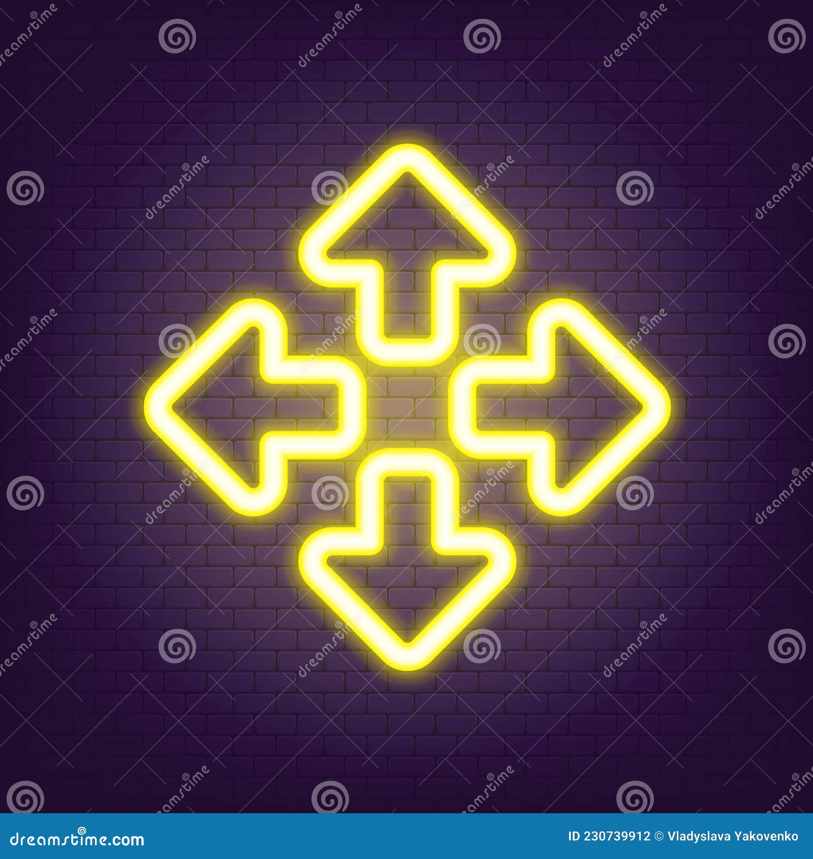 Neon Maximize, Minimize Screen Signs Vector Isolated On Brick Wall ... Neon Maximize, Minimize Screen Signs Vector Isolated On Brick Wall ...